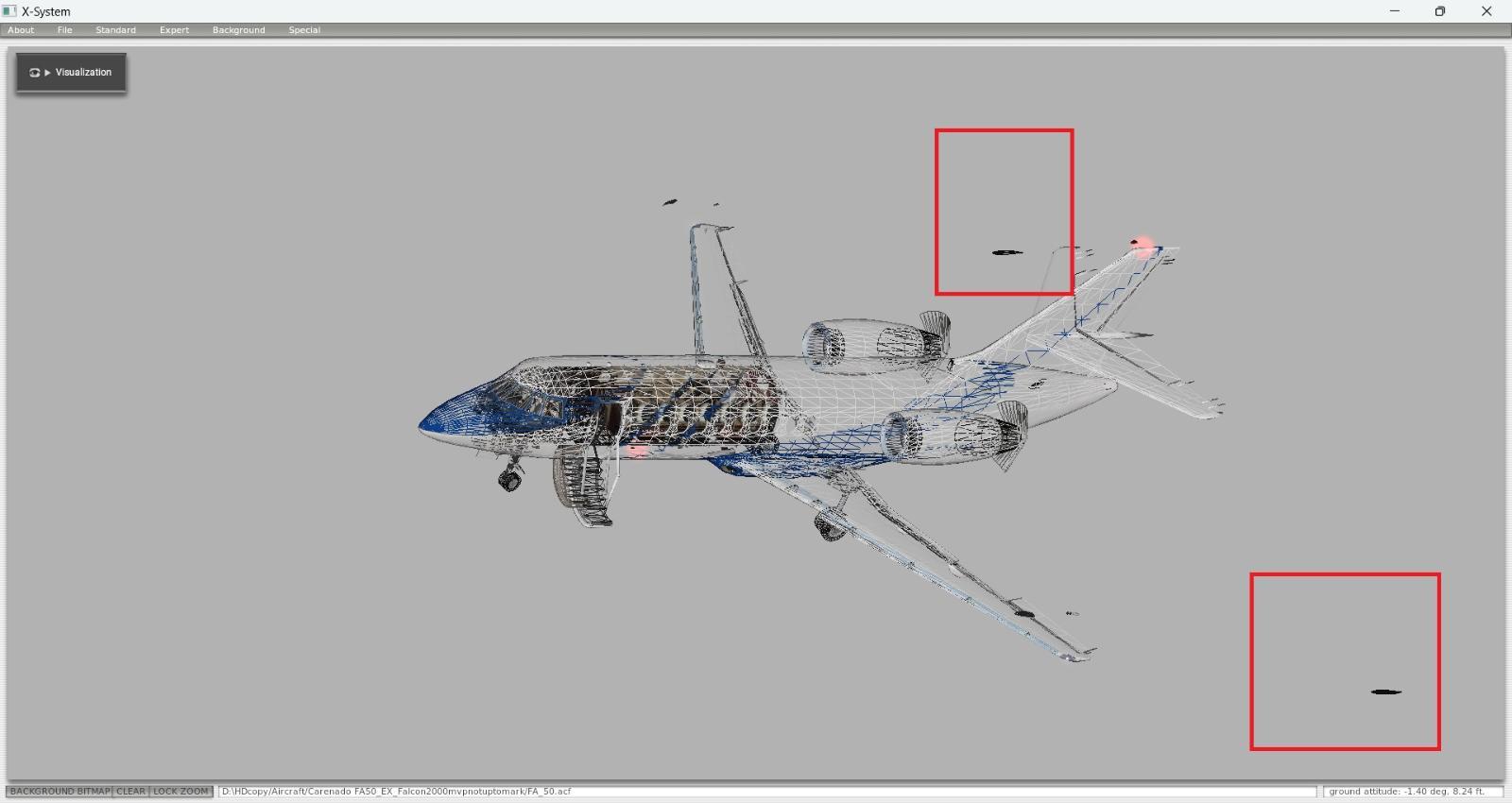 Why can I not remove this object in plane-maker attached to plane ...