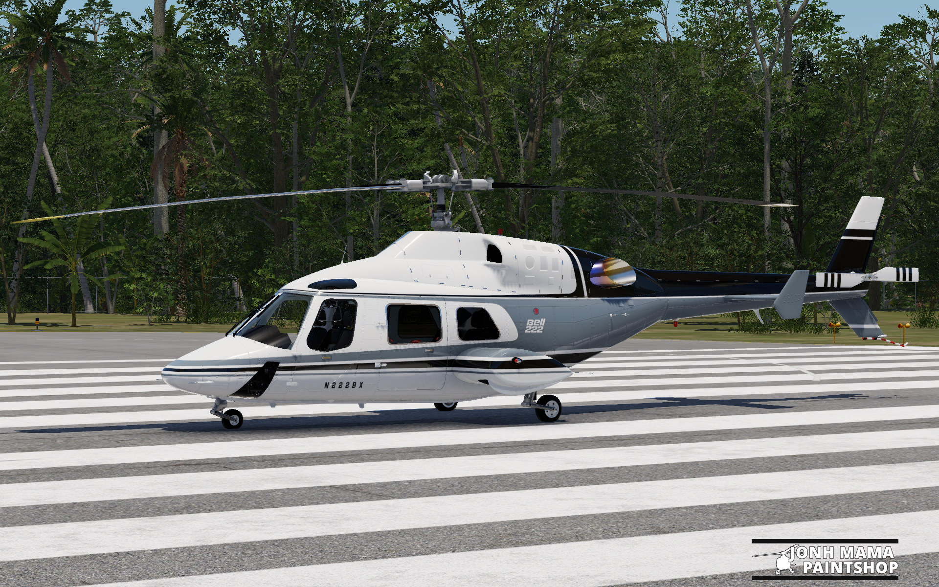 CowanSim Bell 222B - VINTAGE LIVERIES PACKAGE - CowanSim Liveries - X ...