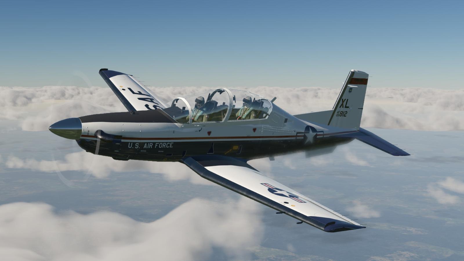 New X-Plane 12 T-6A Texan II version 1.1 - T-6A Texan II - X-Plane.Org ...