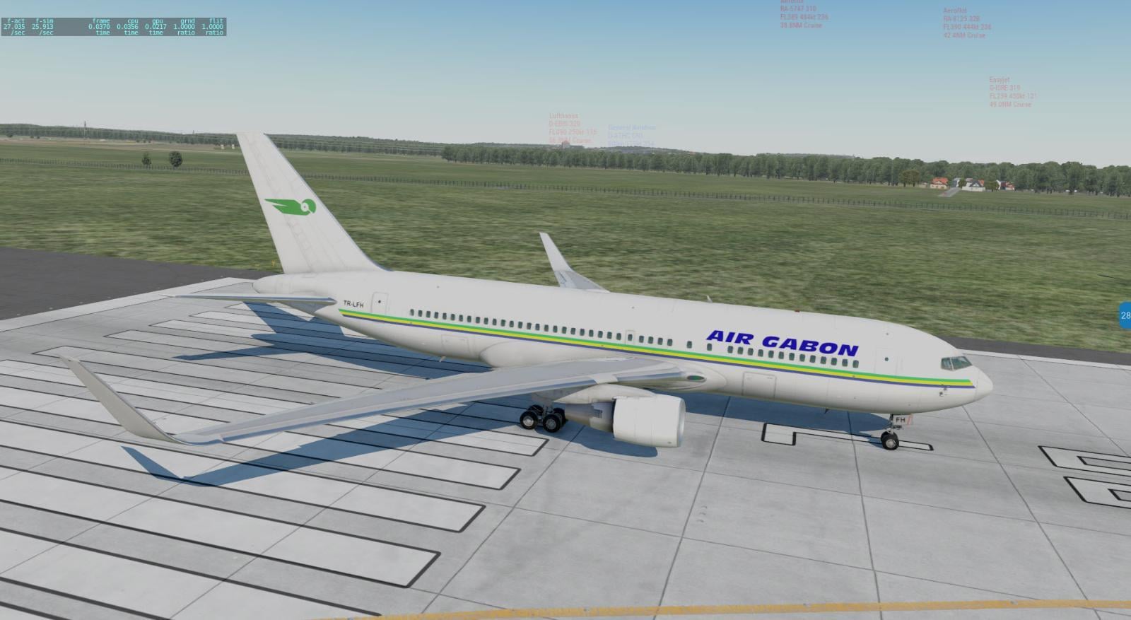 AIR GABON Flight Factor Boeing 767-200 - Aircraft Skins - Liveries - X ...