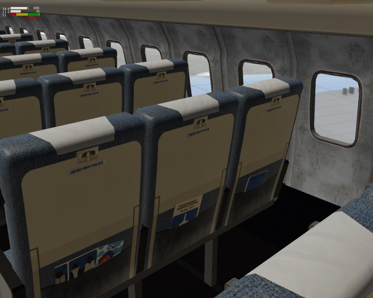 REAL Vintage Pan American boeing 707 cabin interior - Aircraft Skins ...