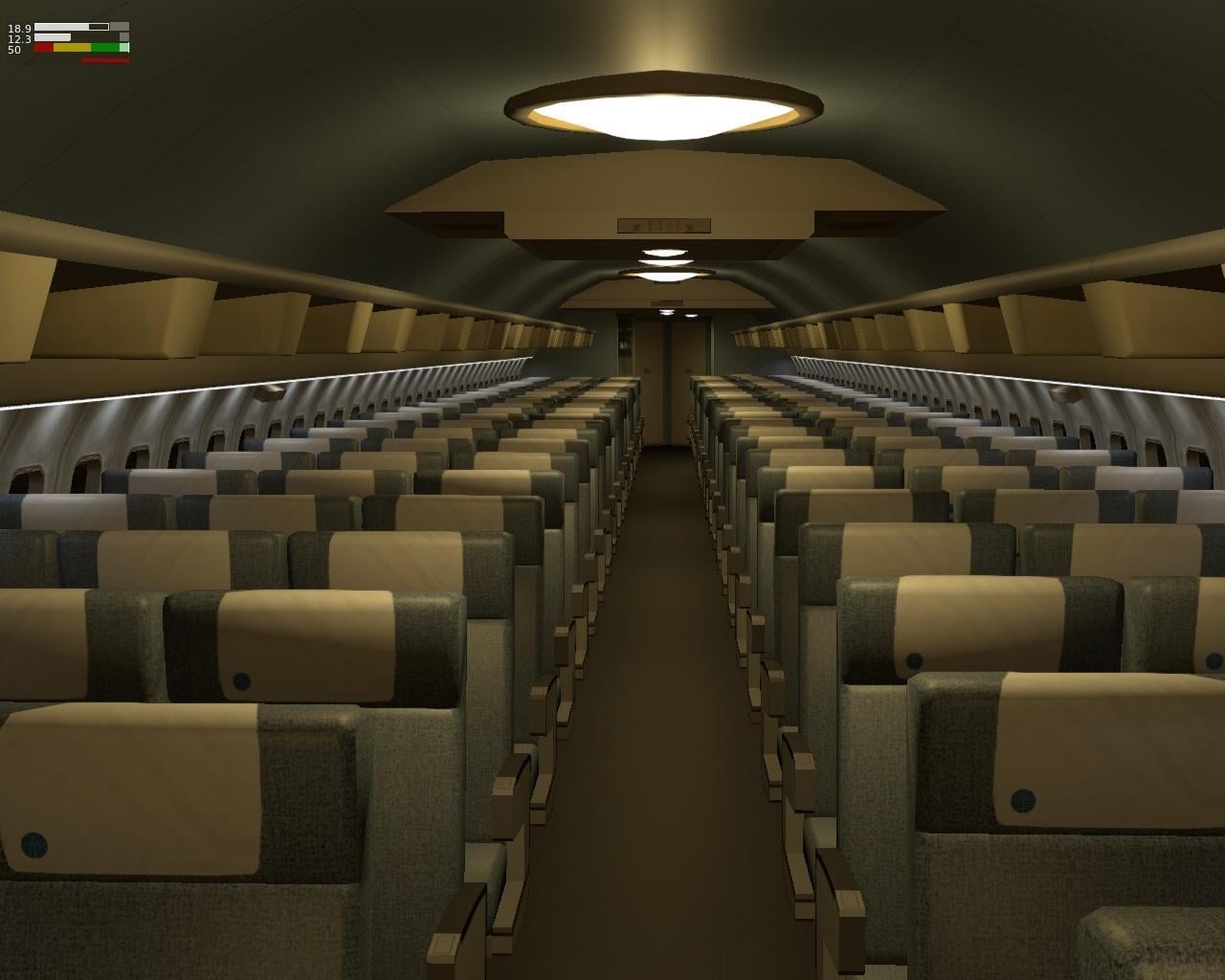 REAL Vintage Pan American boeing 707 cabin interior - Aircraft Skins ...