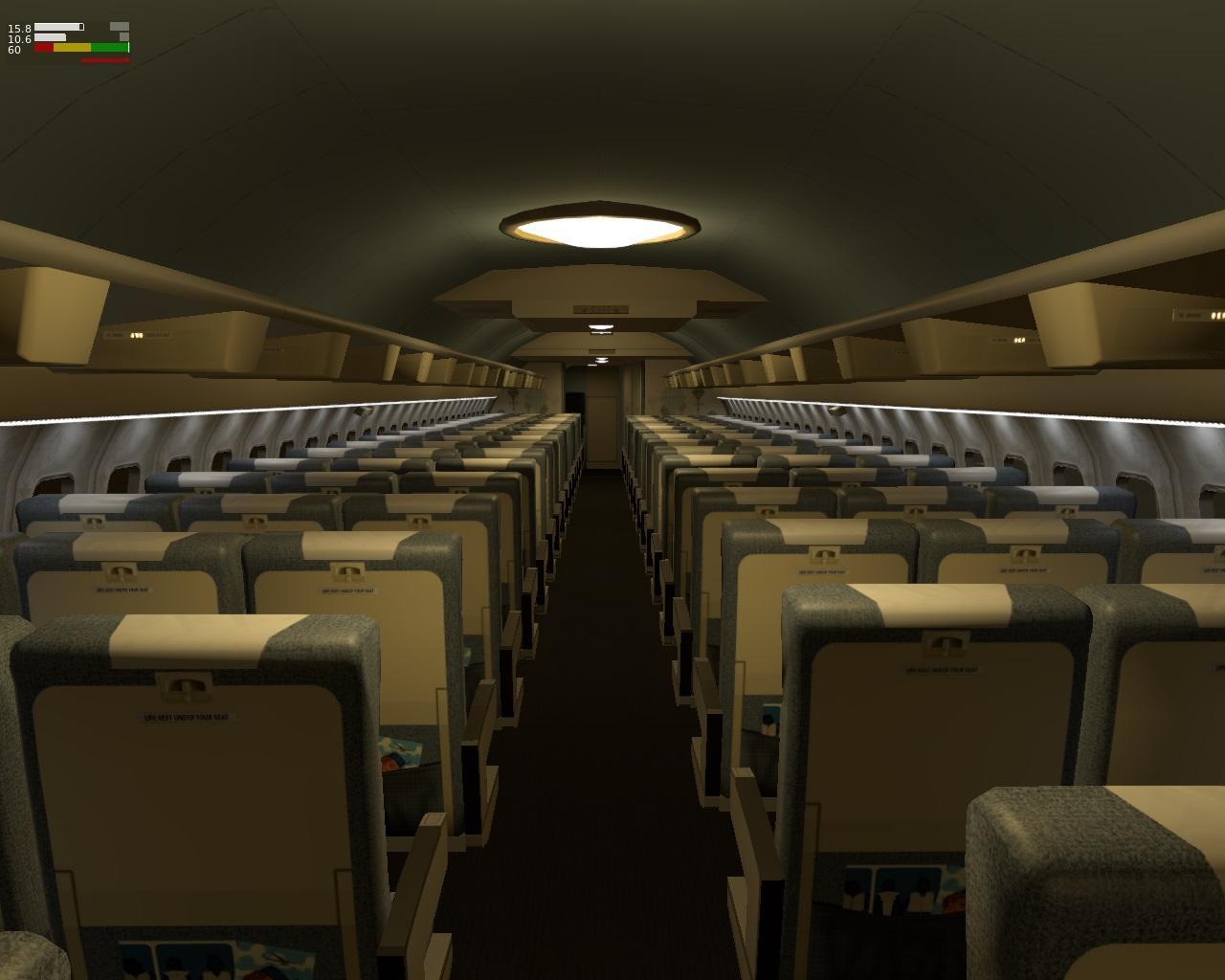 Boeing 707 Interior Seating
