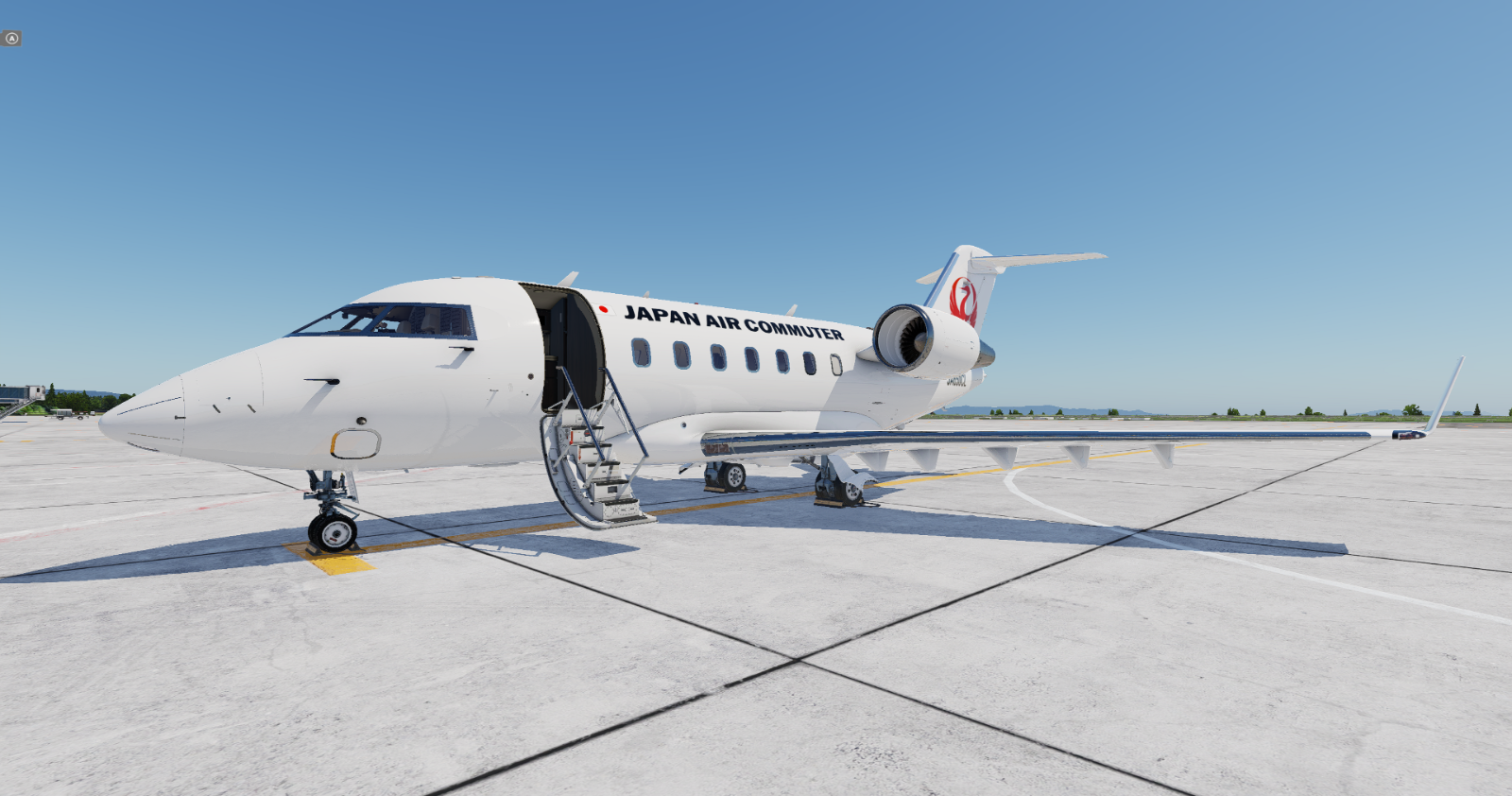 JAPAN AIR COMMUTER (fictional) - Hot Start Challenger 650 - Aircraft ...