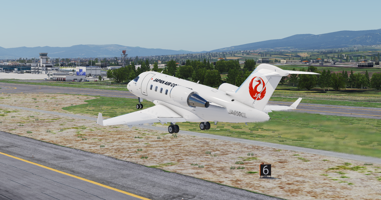 JAPAN AIR COMMUTER (fictional) - Hot Start Challenger 650 - Aircraft ...