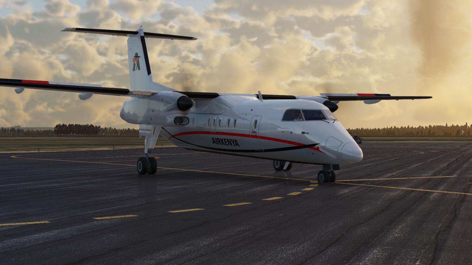 Air Kenya Dash 8-100 (Manky1 Dash8 100-200) - Aircraft Skins - Liveries ...