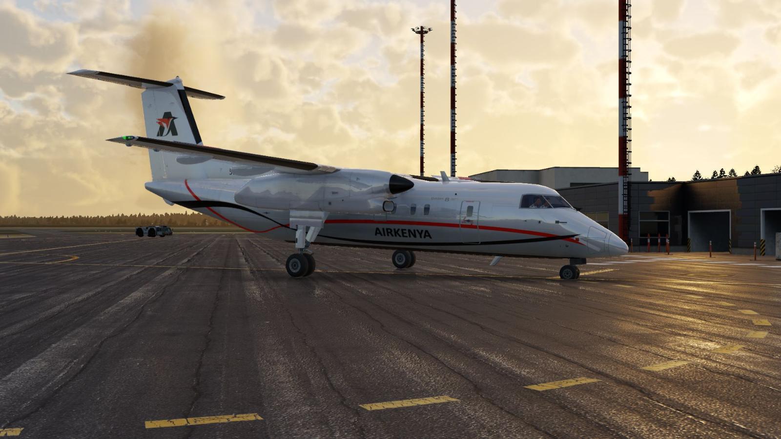 Air Kenya Dash 8-100 (Manky1 Dash8 100-200) - Aircraft Skins - Liveries ...