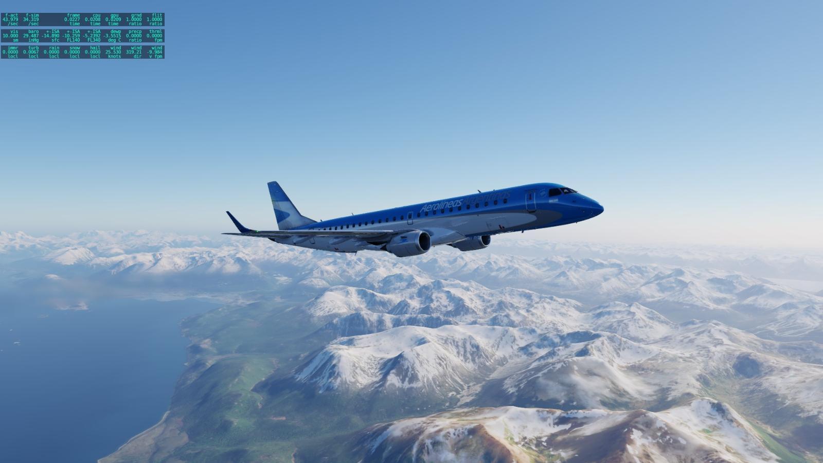 Embraer 190 X-Crafts Aerolineas Argentinas X-Plane 11 & 12 - Aircraft ...