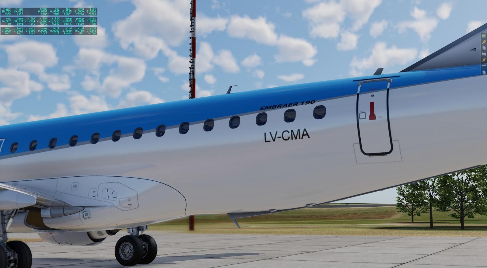 Embraer 190 X-Crafts Aerolineas Argentinas X-Plane 11 & 12 - Aircraft ...