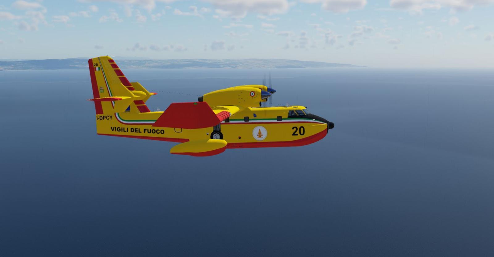Vigili Del Fuoco Livery for the DHC-515 - Aircraft Skins - Liveries - X ...