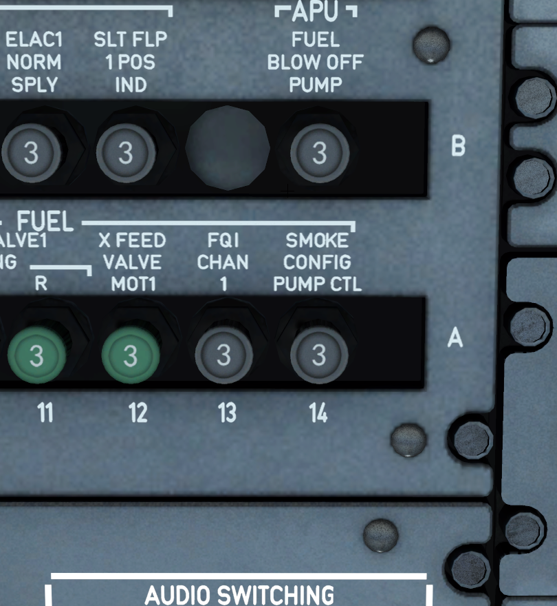 Toliss overhead panel text fix - Textures - X-Plane.Org Forum