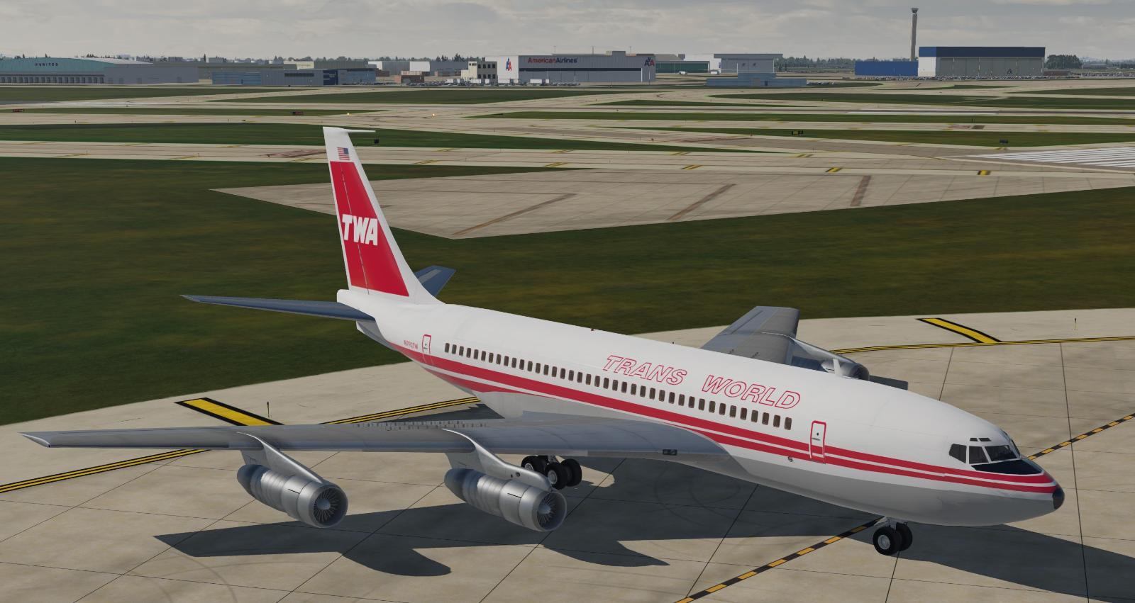 Trans World Airlines B720 -Twin Red Stripe Hollow Titles.zip - Aircraft ...