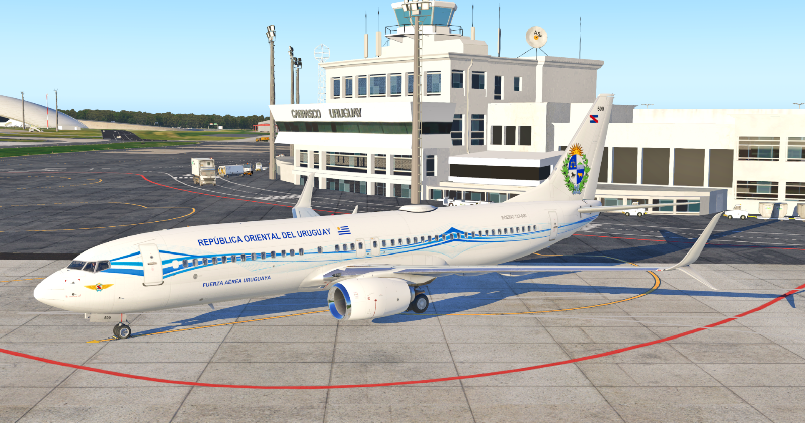 Uruguay FAU LevelUp 737-800NG - Aircraft Skins - Liveries - X-Plane.Org ...