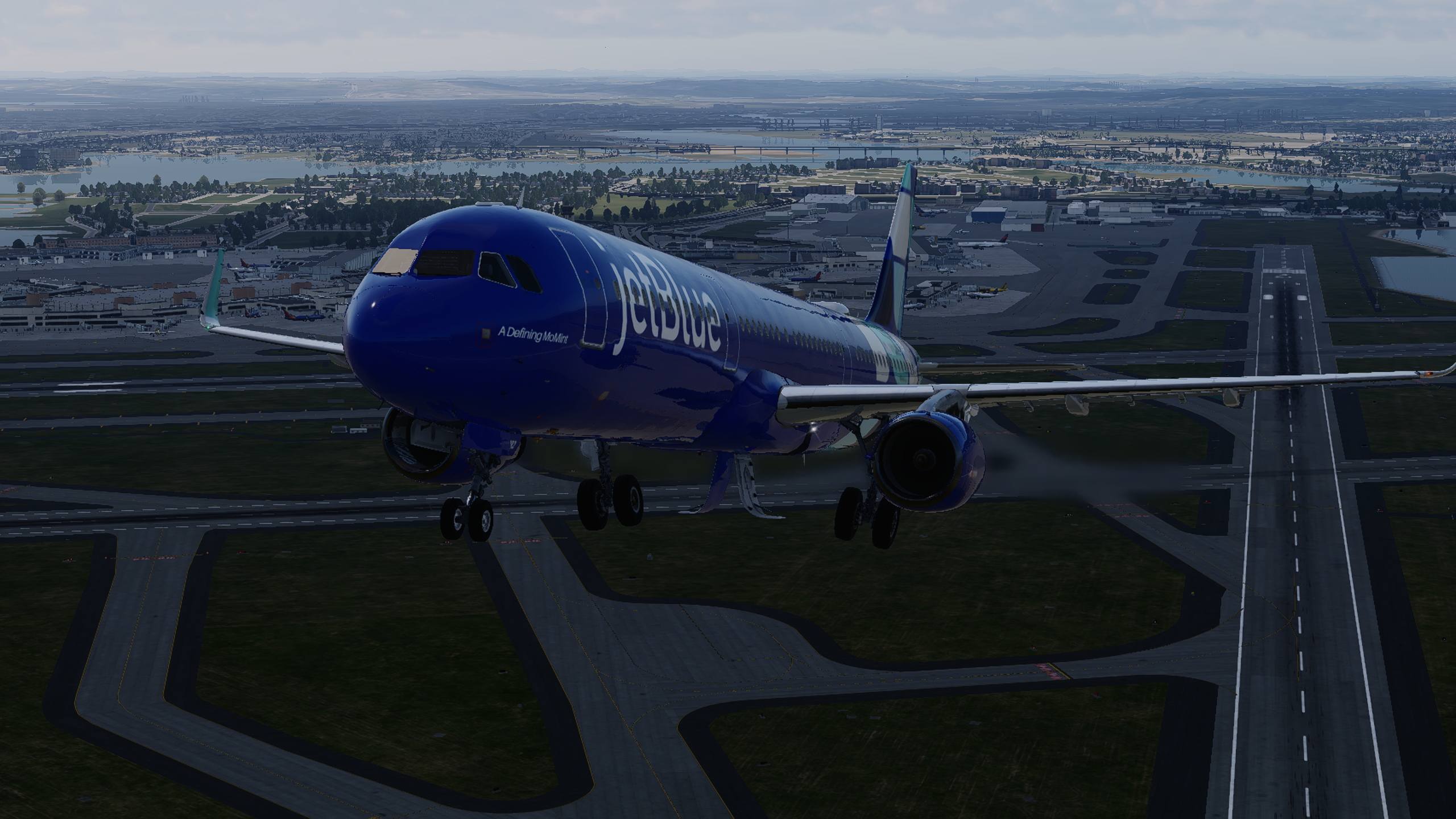 Toliss A321 jetBlue Latest Blue 'Mint' Livery. N982JB - Toliss A321 - X ...