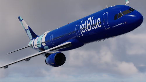 Toliss A321 jetBlue Latest Blue 'Mint' Livery. N982JB - Toliss A321 - X ...