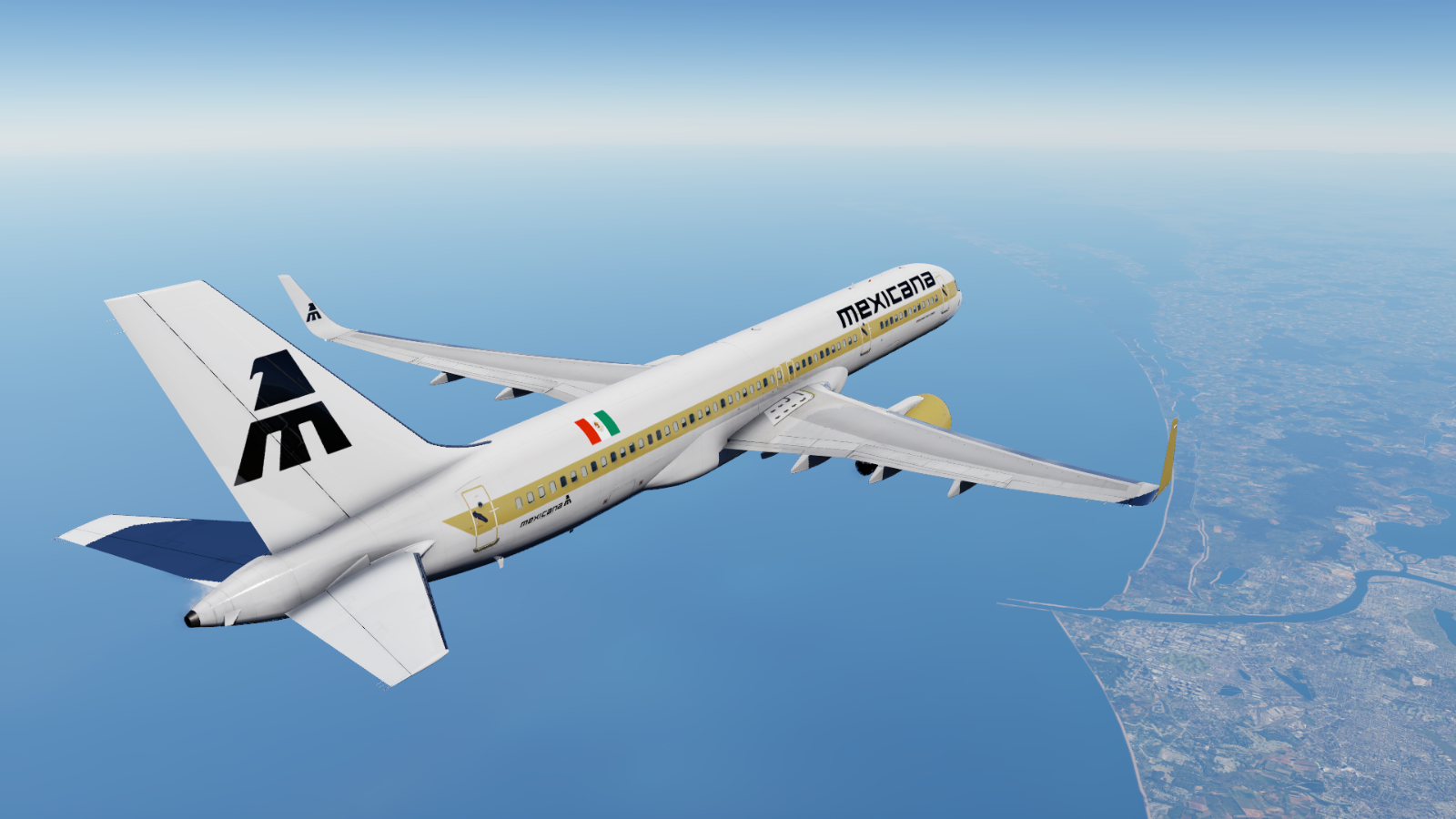 mexicana retro FF B757-200 - Aircraft Skins - Liveries - X-Plane.Org Forum