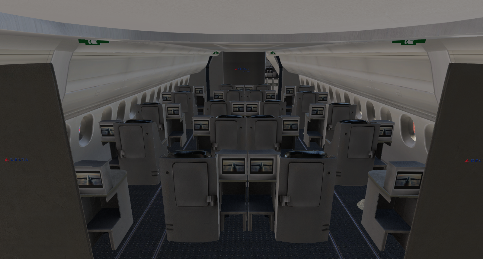 Flight Factor A350 8K Texture Interior Overhaul XP12 - Textures - X ...