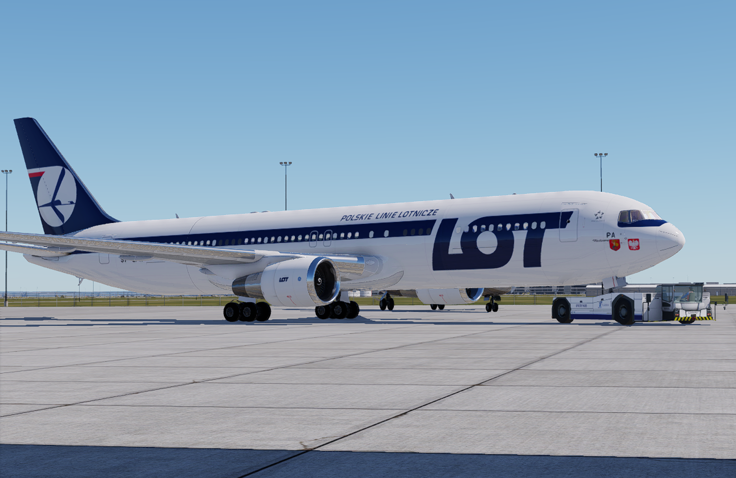 LOT Polish Airlines (Polskie Line Lotnicze) Boeing 767-300 Project 76 ...