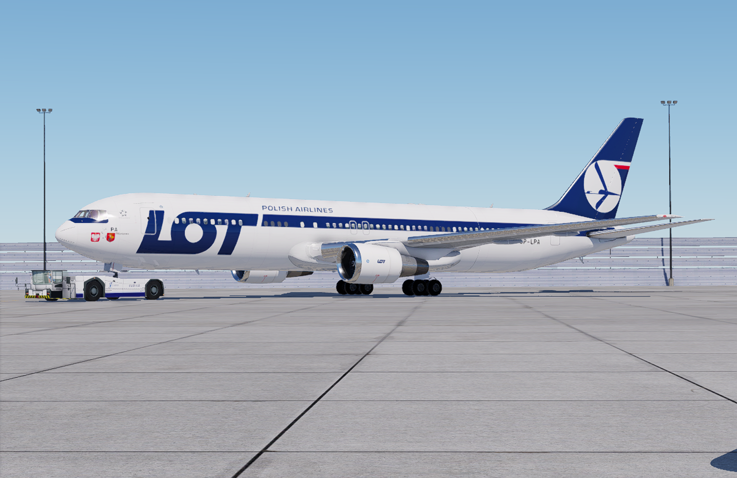 LOT Polish Airlines (Polskie Line Lotnicze) Boeing 767-300 Project 76 ...