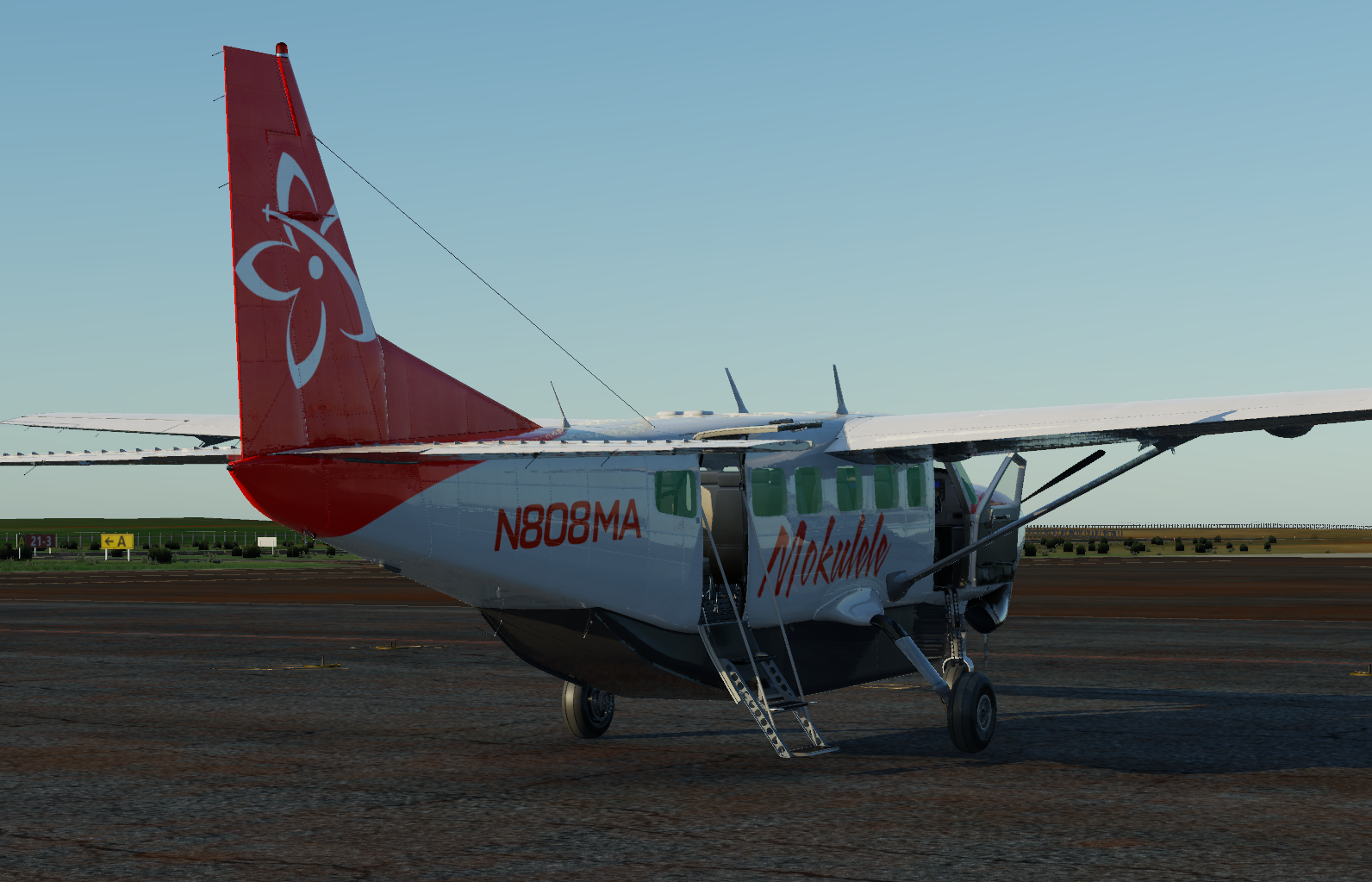 Thranda C208 Mokulele Airlines N808MA - C208 Grand Caravan XP12/11 - X ...