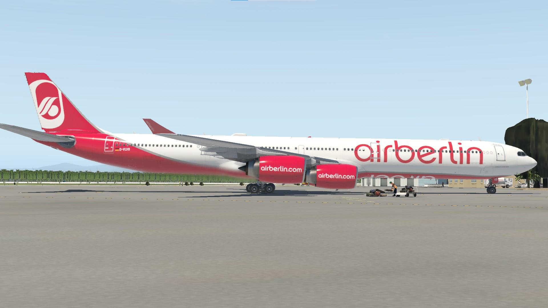 Air Berlin (fictional) D-VLVB livery | A340-600 [ToLiss] - Toliss A340 ...