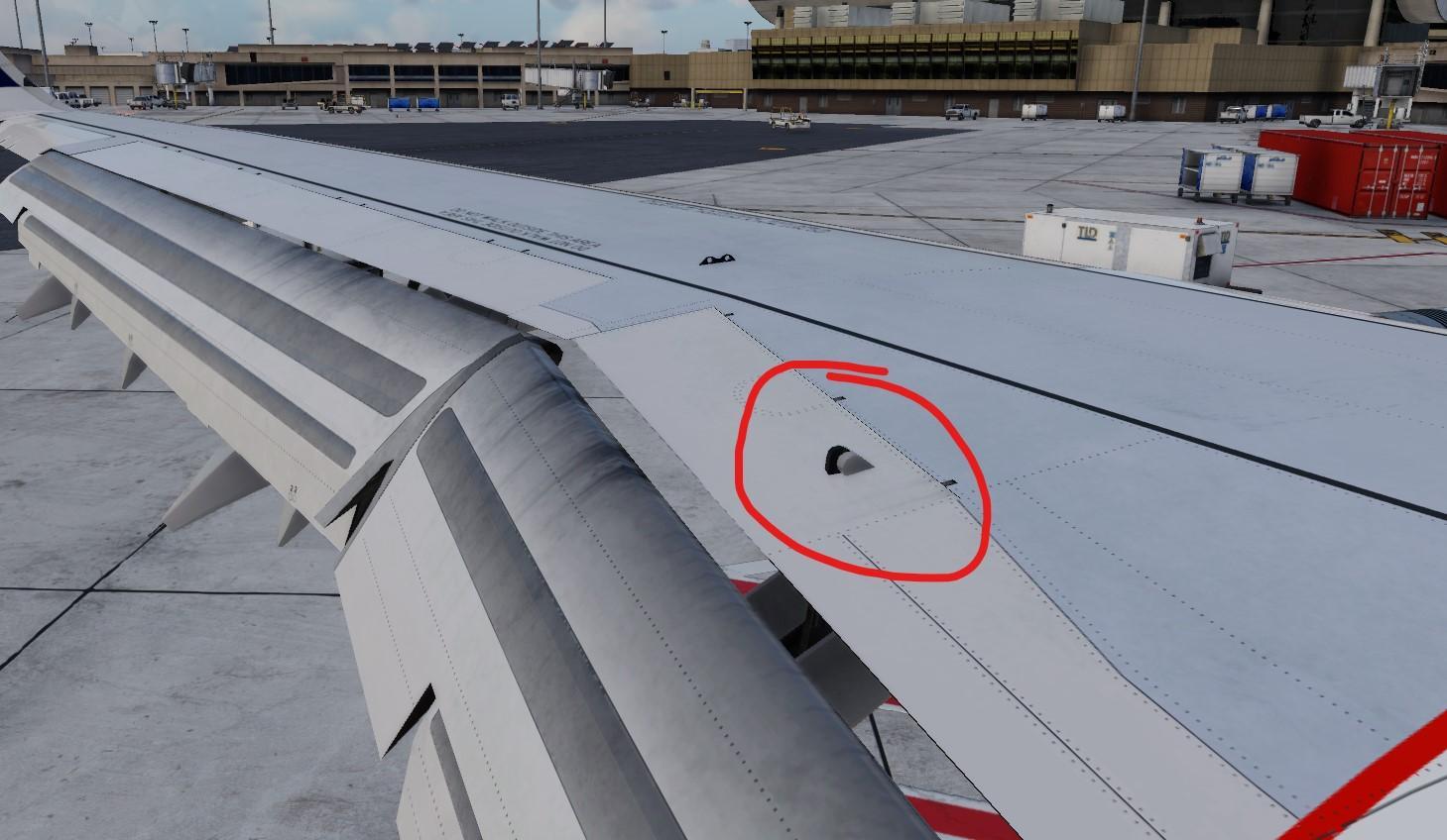 Texture issue with left wing A321 Toliss version 1.6 - Airbus A321 - X ...