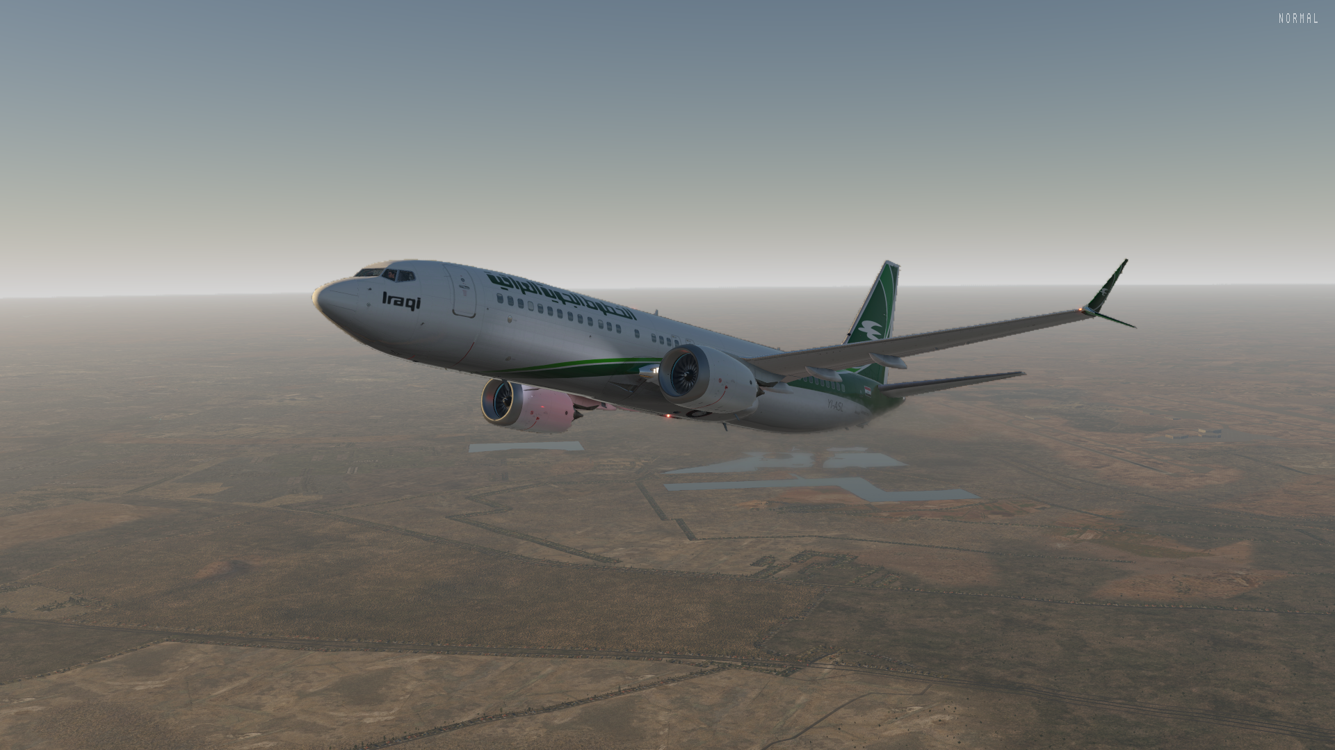 B737-MAX8 IRAQI AIRWAYS (YI-ASL) XPLANE 11 - Aircraft Skins - Liveries ...