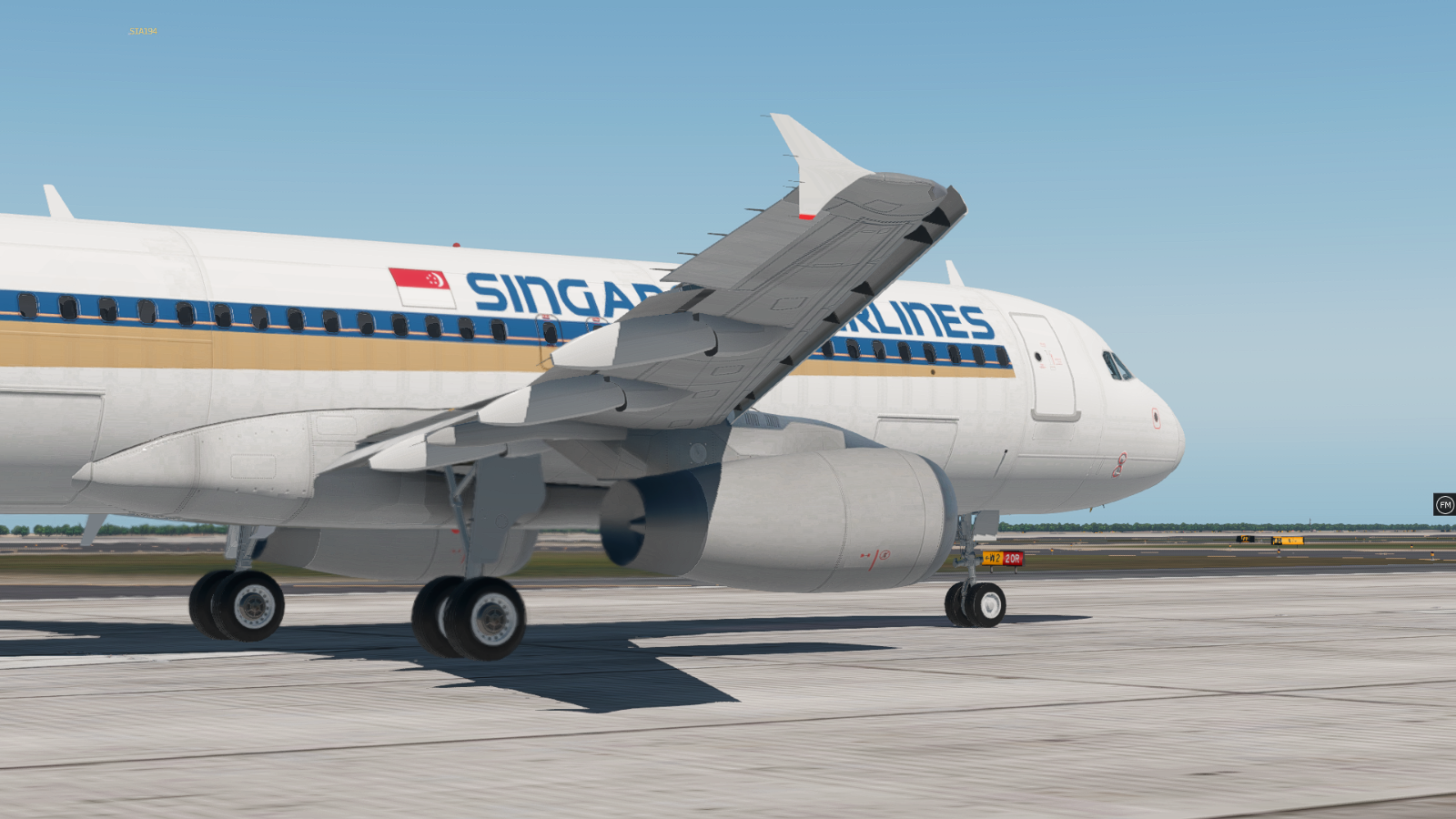 Singapore Airlines livery for RHD Simulations Airbus A320 - Aircraft ...