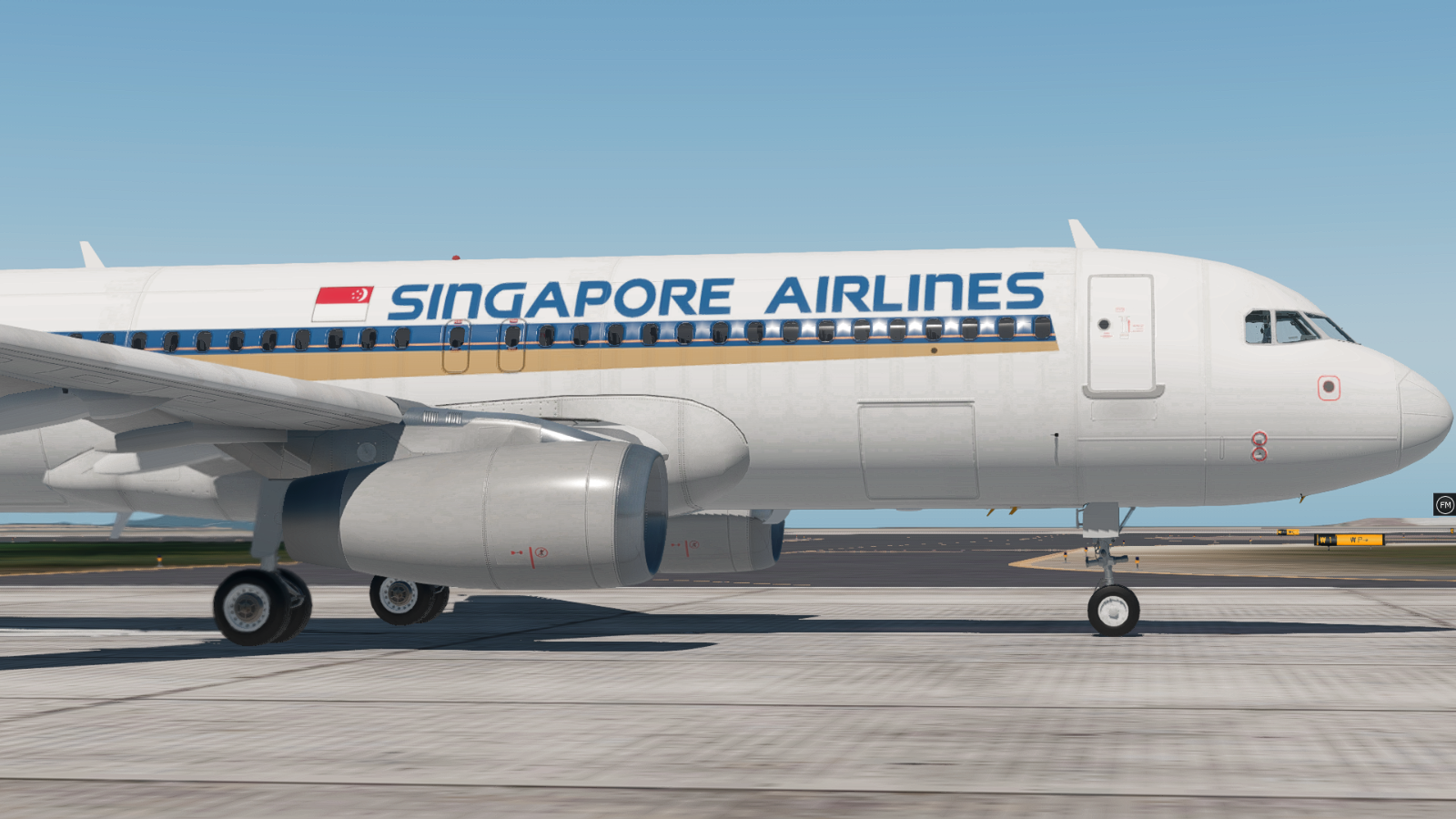 Singapore Airlines livery for RHD Simulations Airbus A320 - Aircraft ...