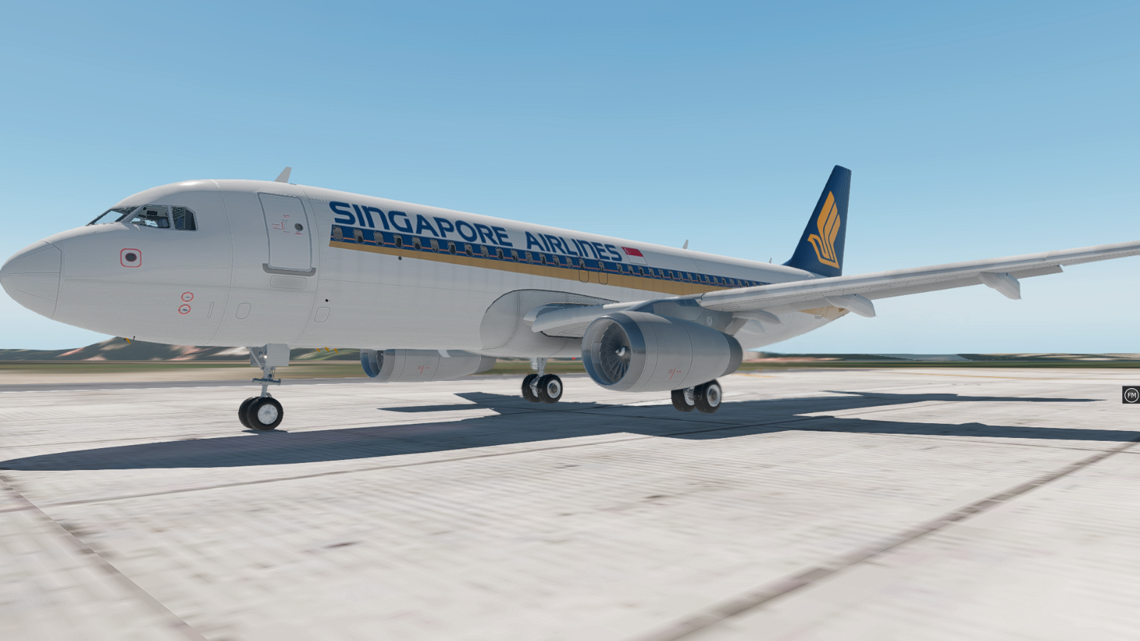 Singapore Airlines livery for RHD Simulations Airbus A320 - Aircraft ...
