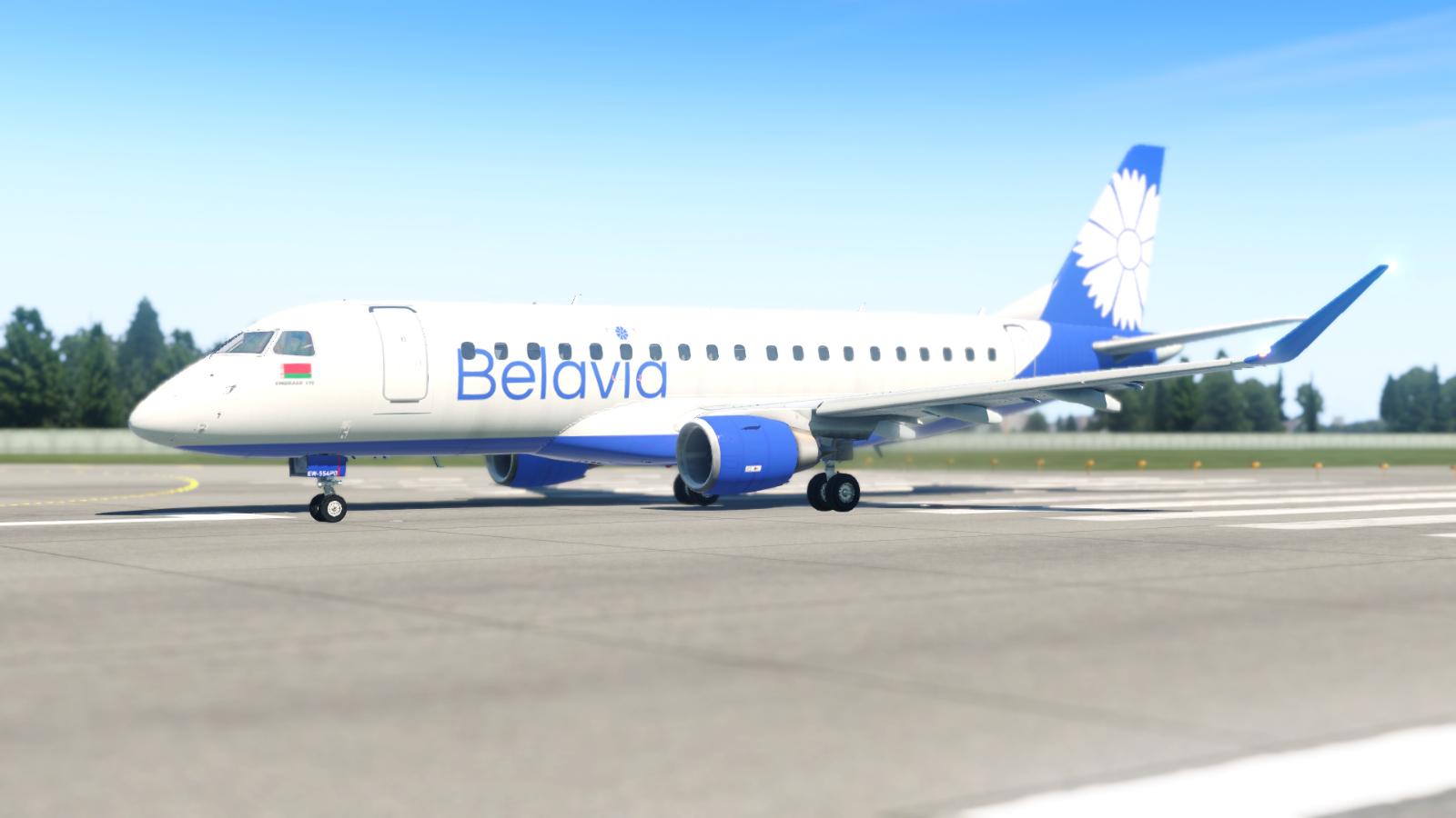 ⚡BELAVIA / EW-554PO / EMBRAER 175 - Aircraft Skins - Liveries - X-Plane ...