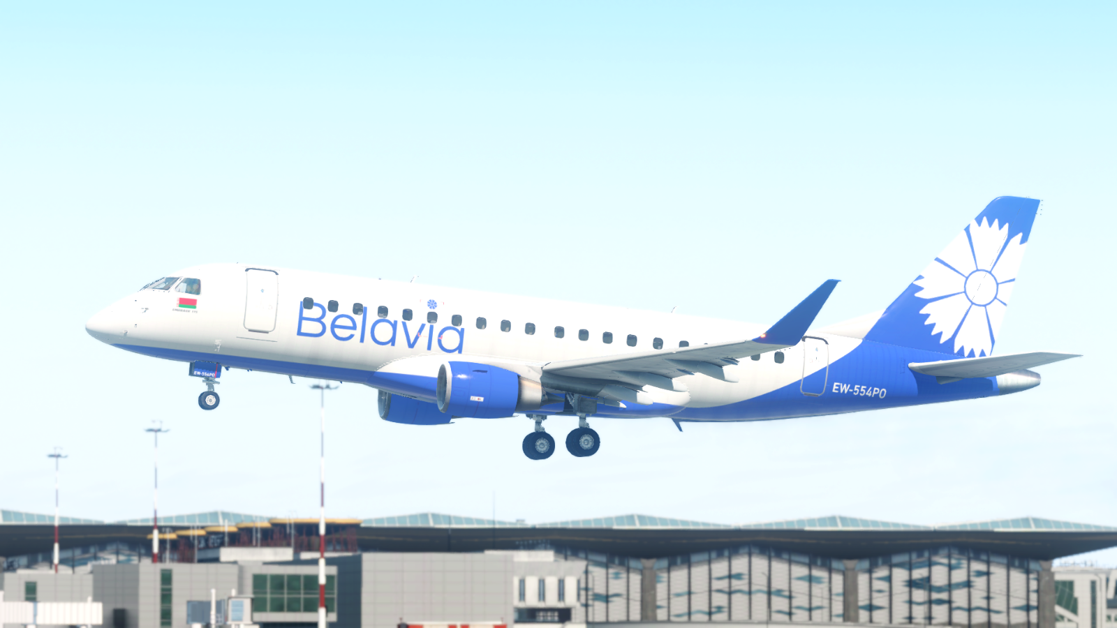 ⚡BELAVIA / EW-554PO / EMBRAER 175 - Aircraft Skins - Liveries - X-Plane ...