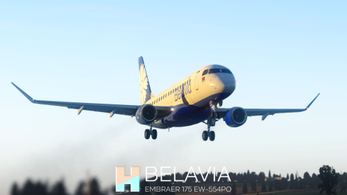 ⚡BELAVIA / EW-554PO / EMBRAER 175 - Aircraft Skins - Liveries - X-Plane ...