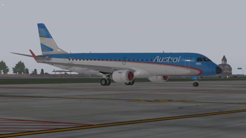 Aerolineas Argentinas Embraer 190 LV-CET (AUSTRAL LIVERY) XCRAFTS E190 ...