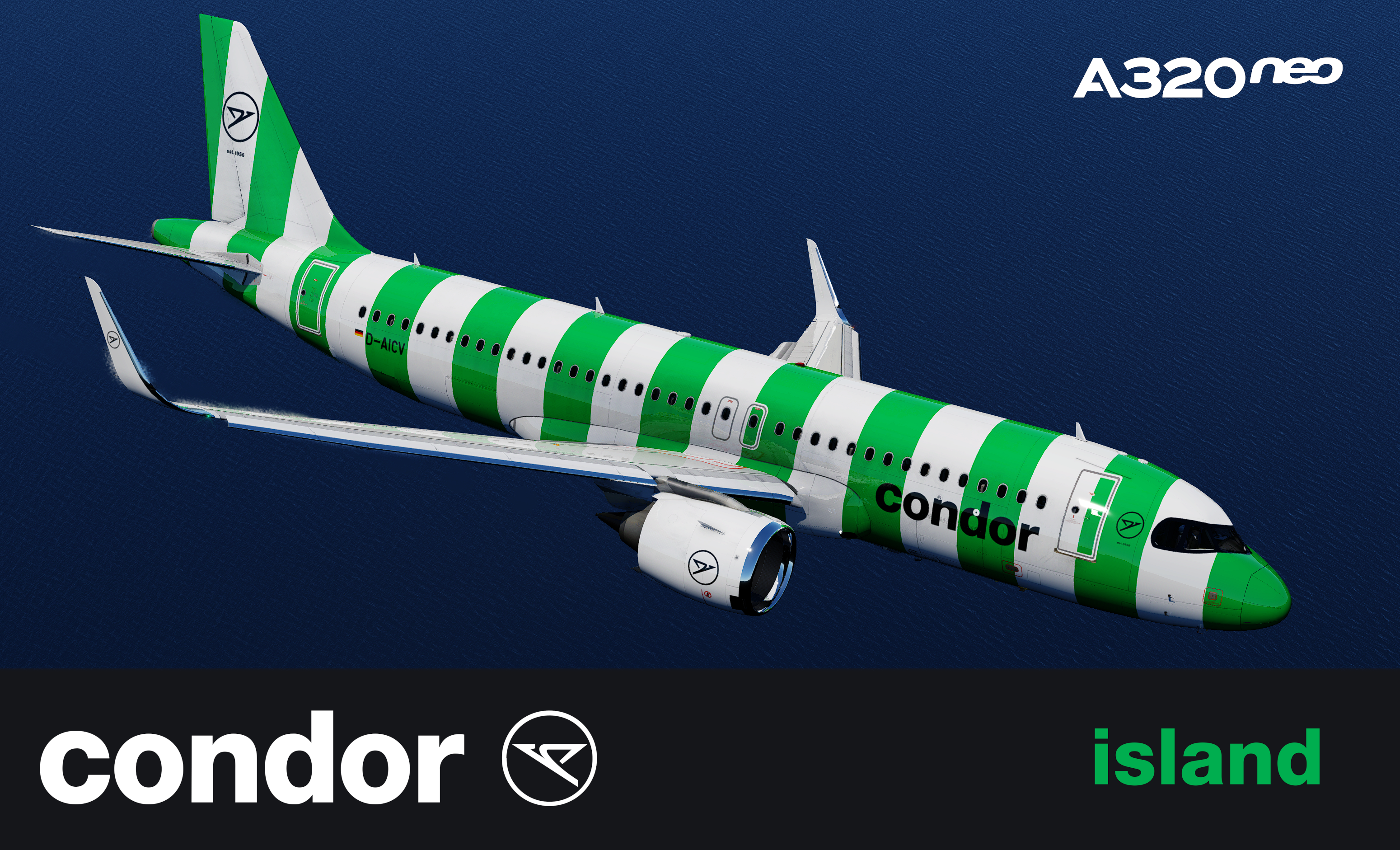 ToLiSS *** CONDOR A320neo [Zebra Livery-Pack] fictional *** - Toliss ...