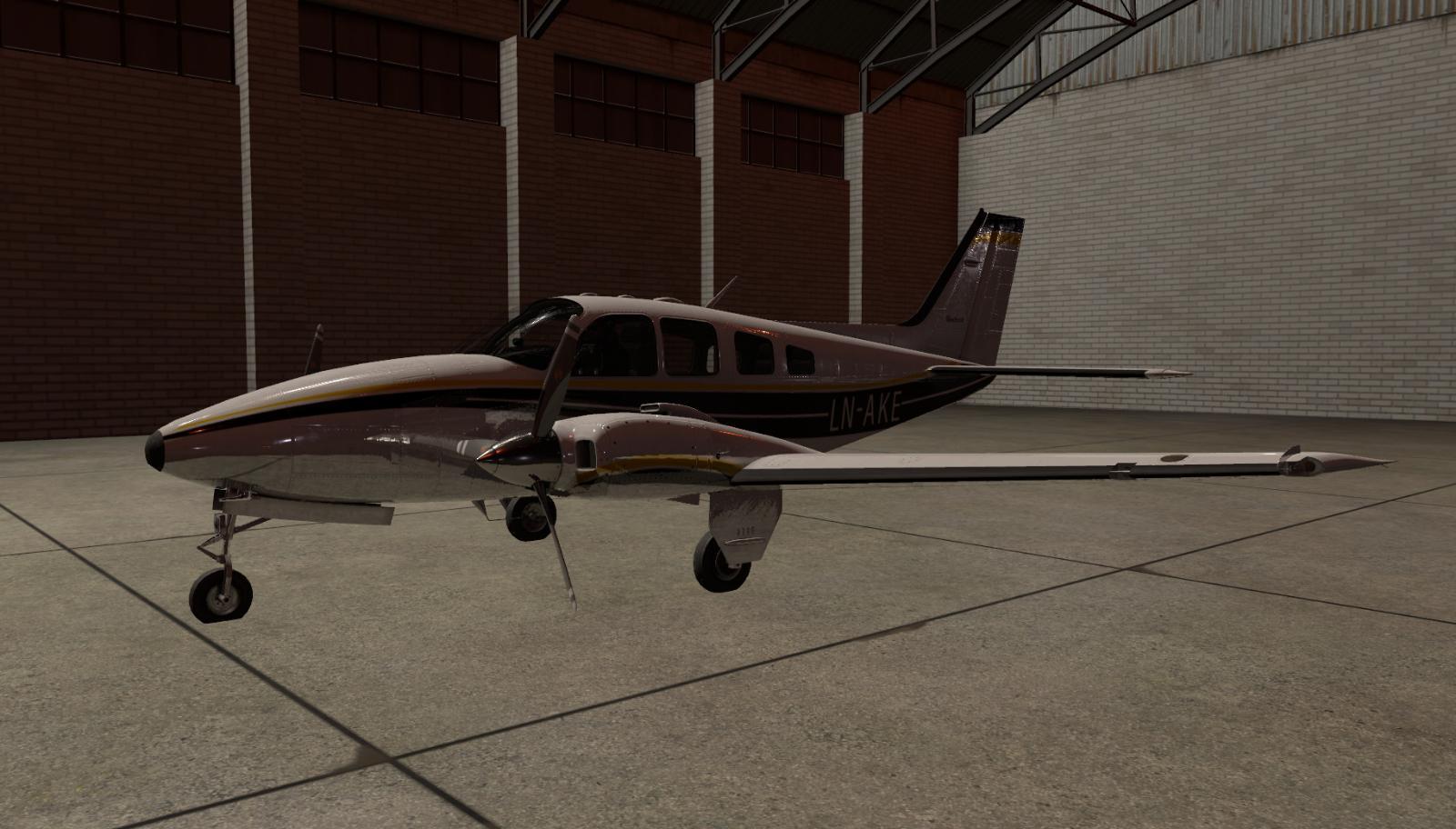 Beechcraft 58 Baron "LN-AKE" - Aircraft Skins - Liveries - X-Plane.Org ...