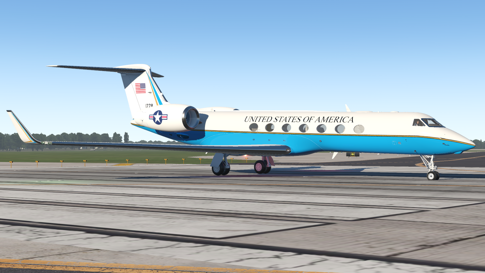 US Air Force/Army C-37A/B Megapack for the AKD GLF550 - Aircraft Skins ...