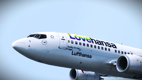 LevelUp 737-700 Lufthansa Airlines PACK - Aircraft Skins - Liveries - X ...