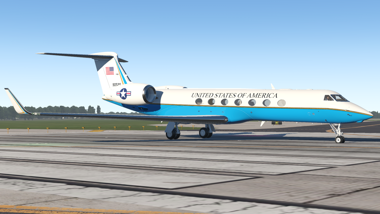 US Air Force/Army C-37A/B Megapack for the AKD GLF550 - Aircraft Skins ...