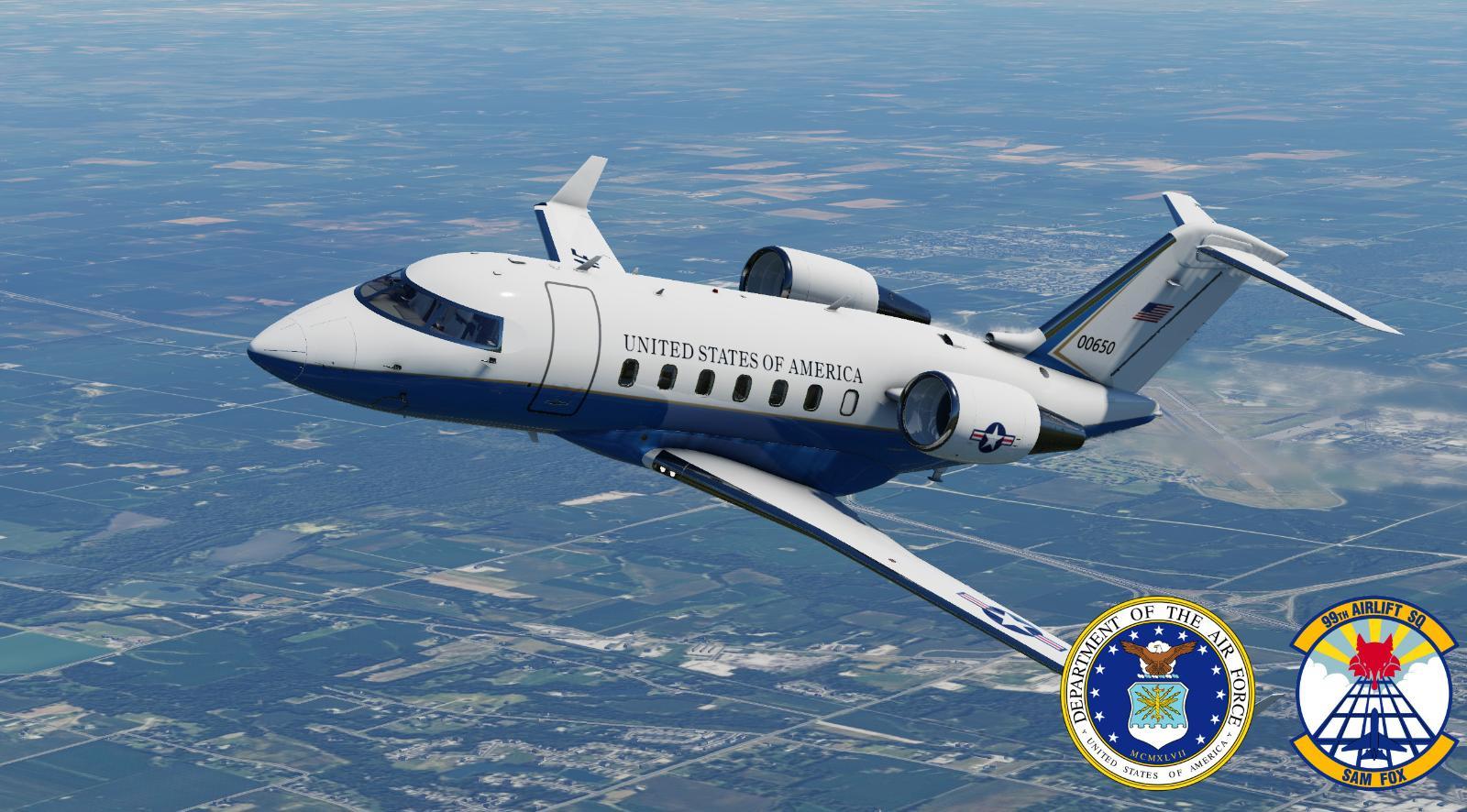 Hot Start Challenger 650 | USAF C-37A/B(Fictional) Livery - Aircraft ...