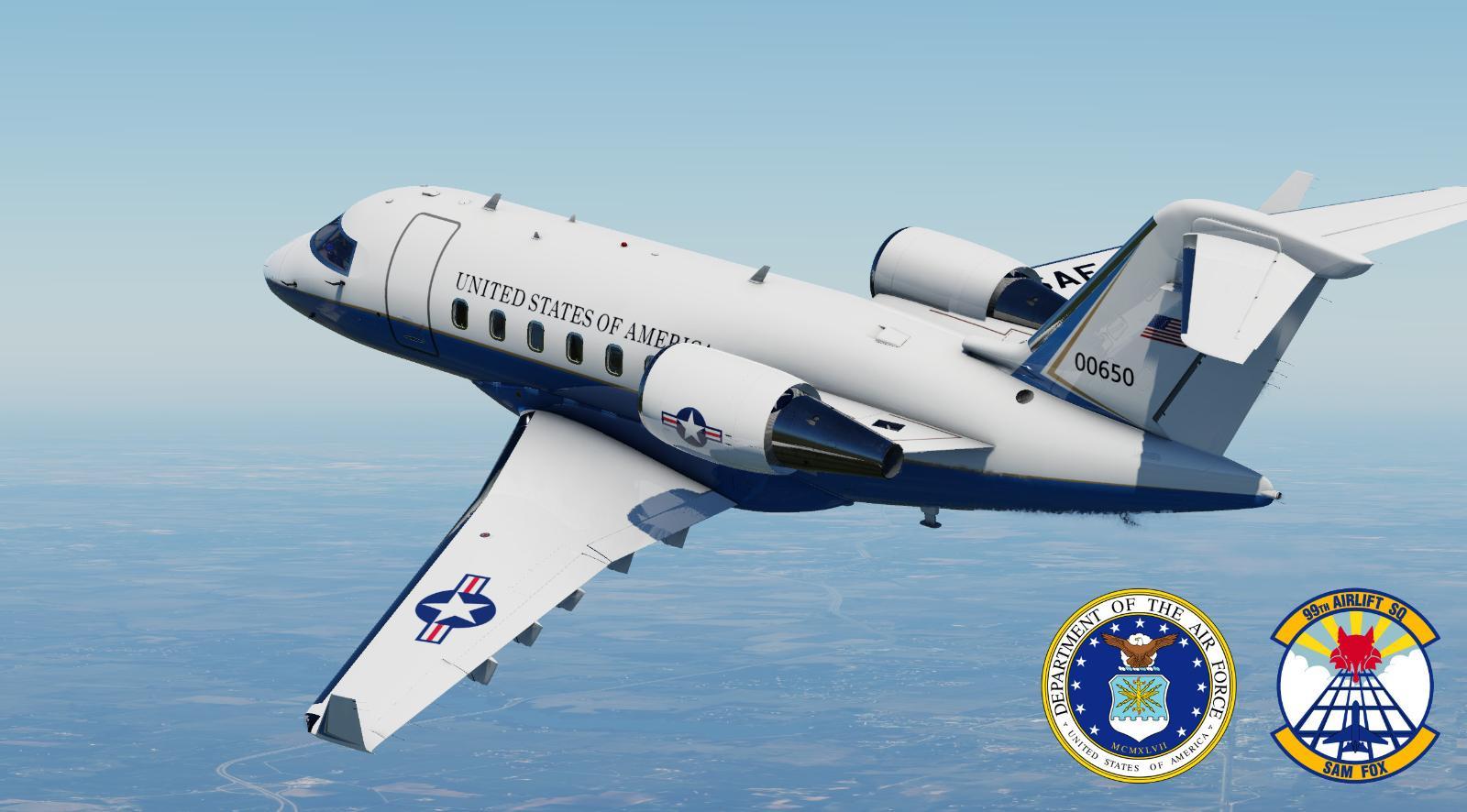 Hot Start Challenger 650 | USAF C-37A/B(Fictional) Livery - Aircraft ...
