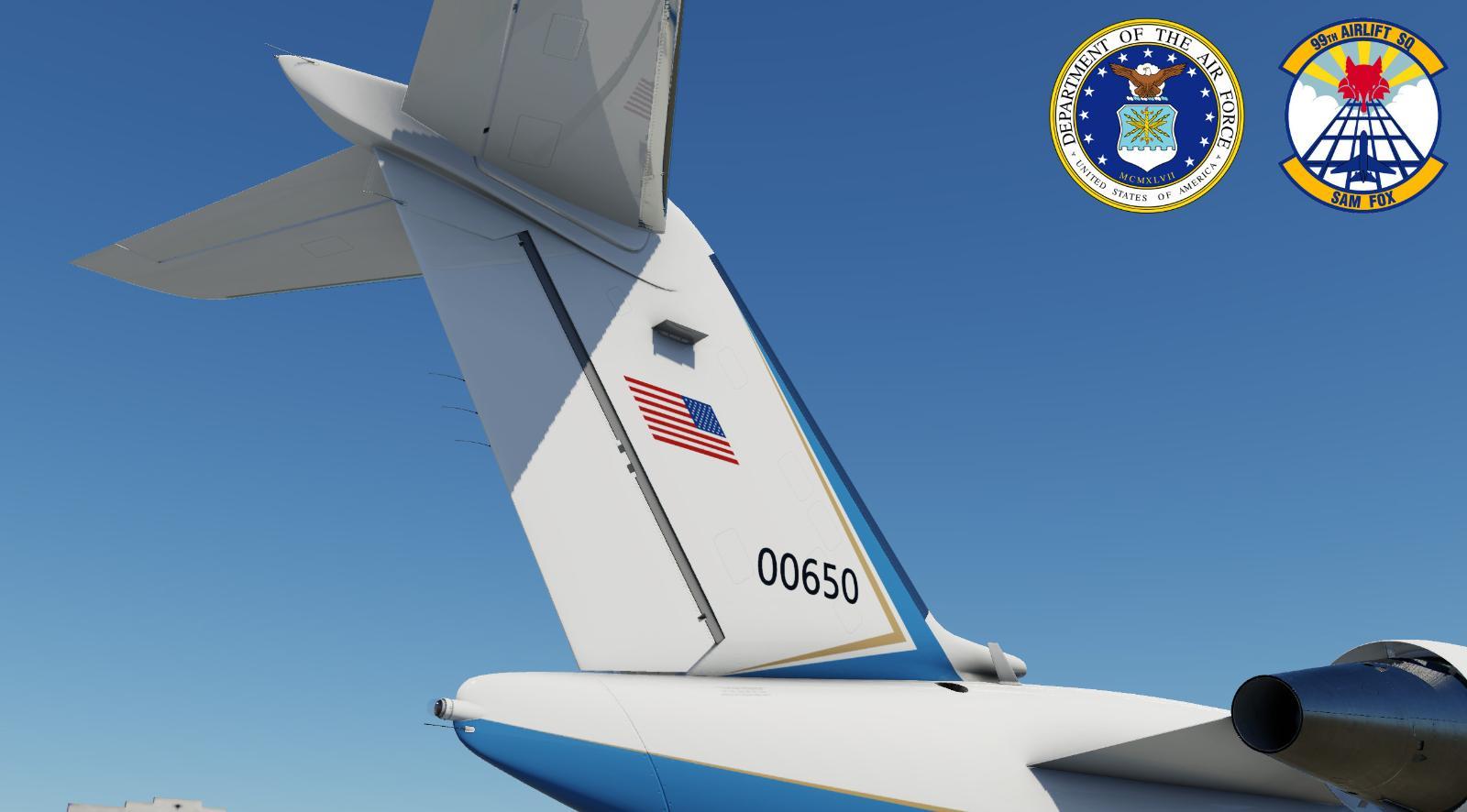 Hot Start Challenger 650 | USAF C-37A/B(Fictional) Livery - Aircraft ...