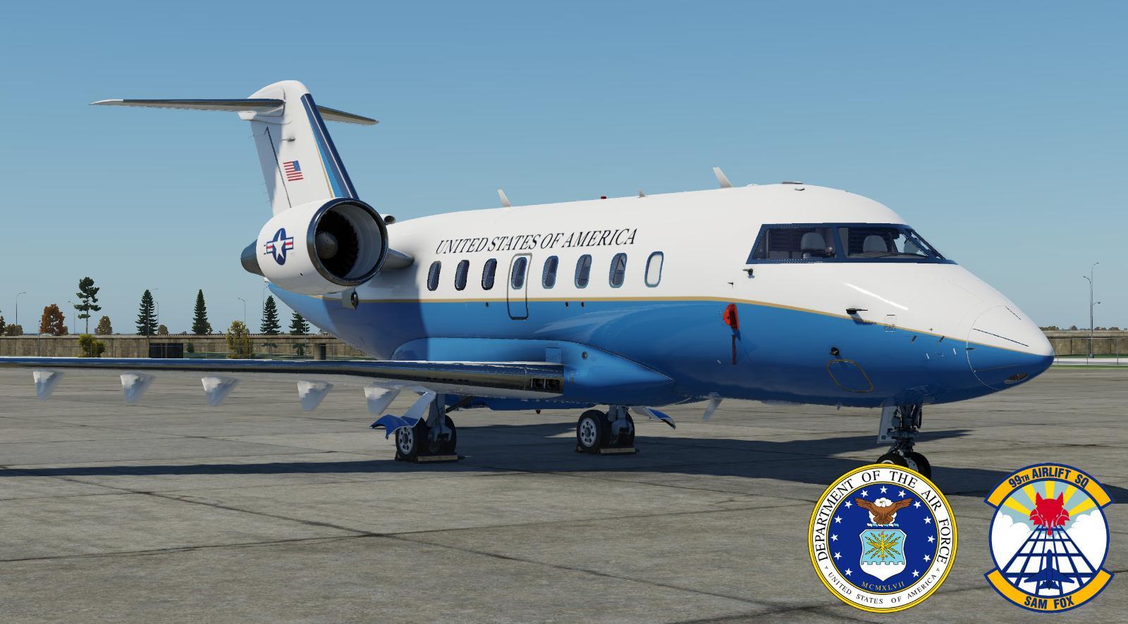 Hot Start Challenger 650 | USAF C-37A/B(Fictional) Livery - Aircraft ...