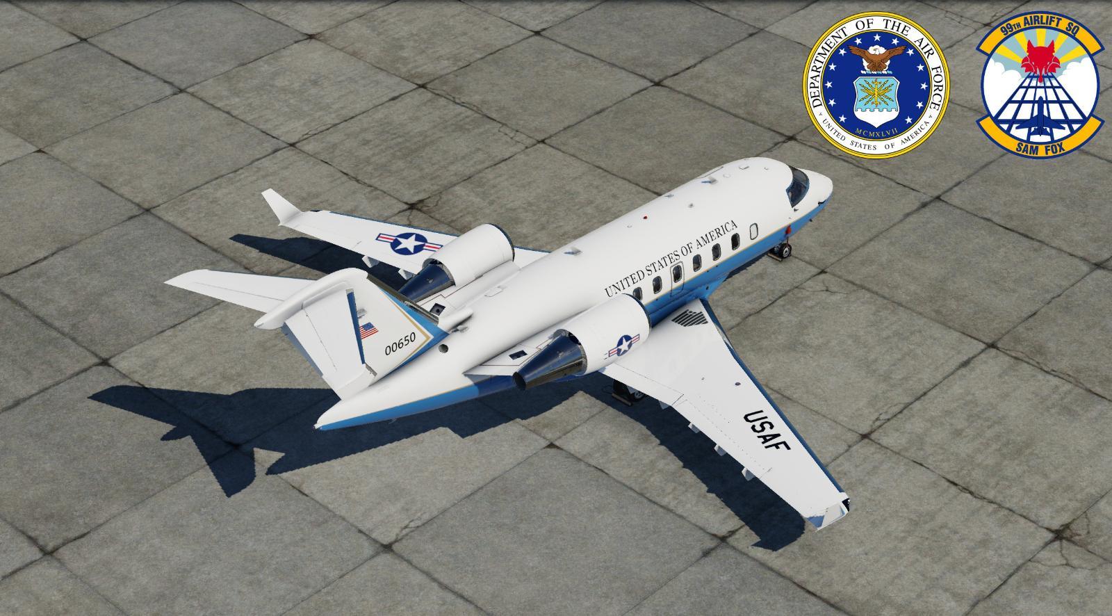 Hot Start Challenger 650 | USAF C-37A/B(Fictional) Livery - Aircraft ...