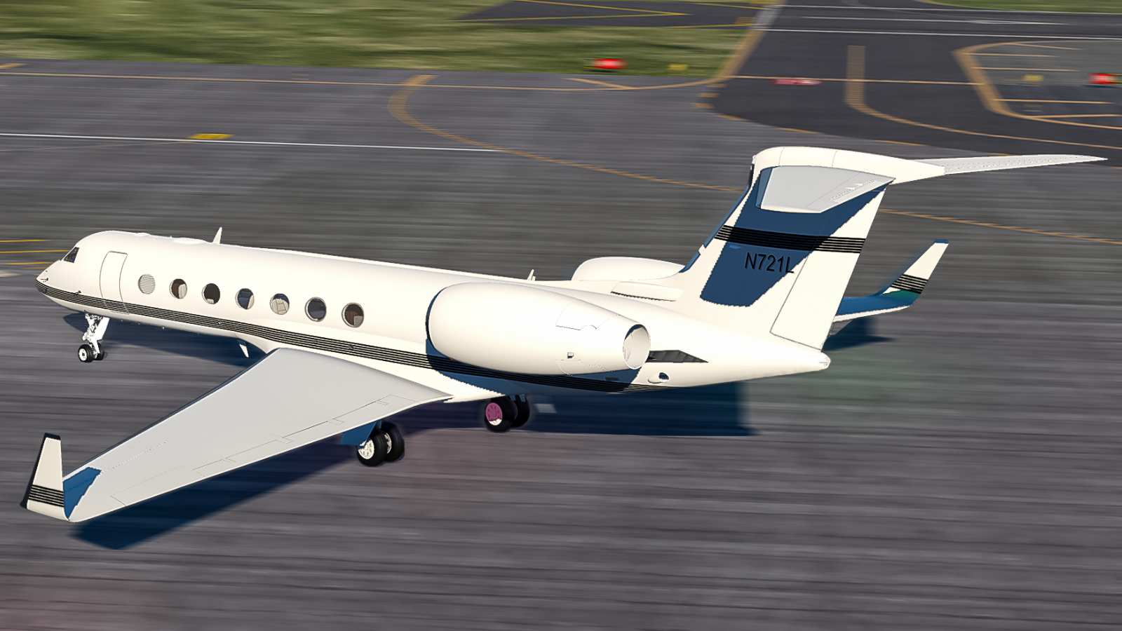 Starbucks N721V/L Livery for the AKD GLF550 - Aircraft Skins - Liveries ...