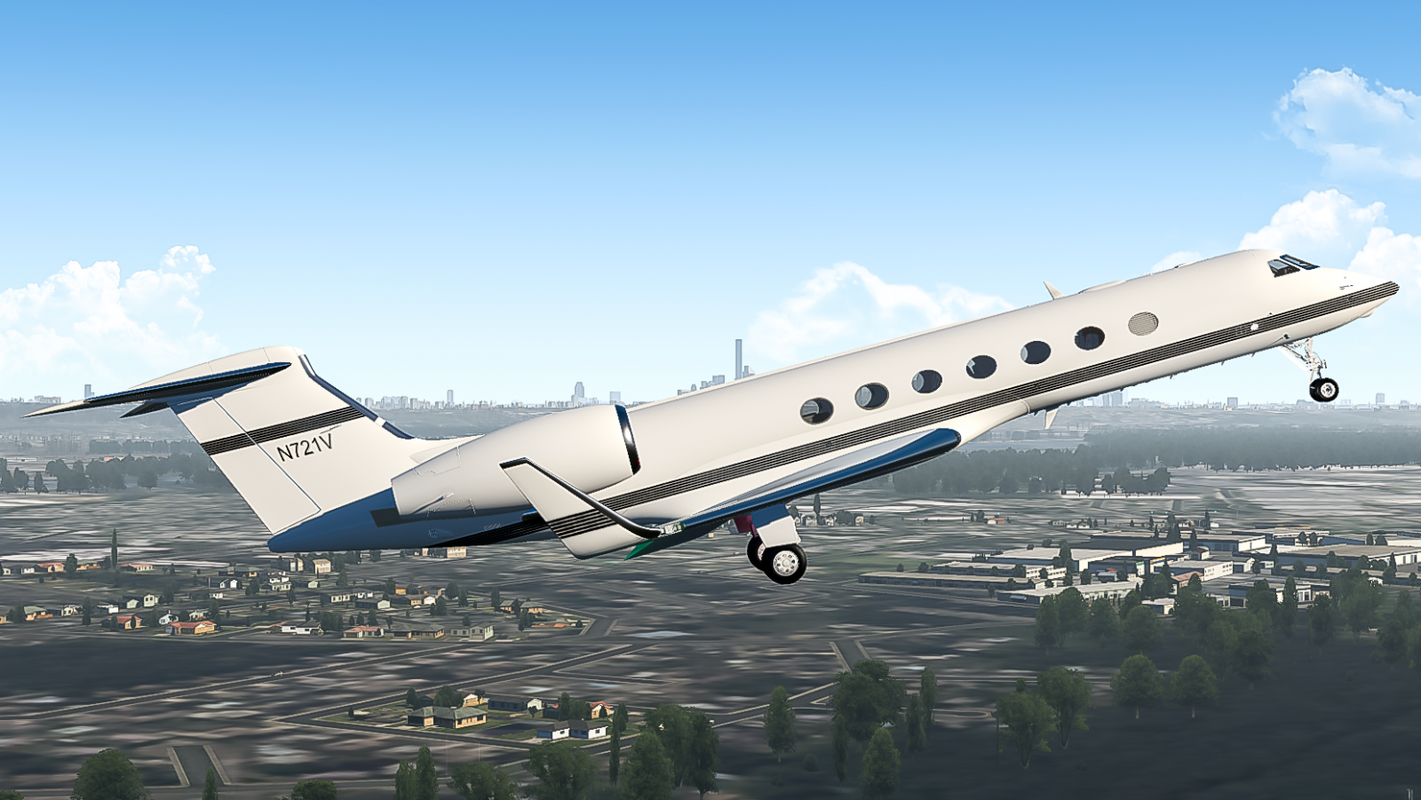 Starbucks N721V/L Livery for the AKD GLF550 - Aircraft Skins - Liveries ...
