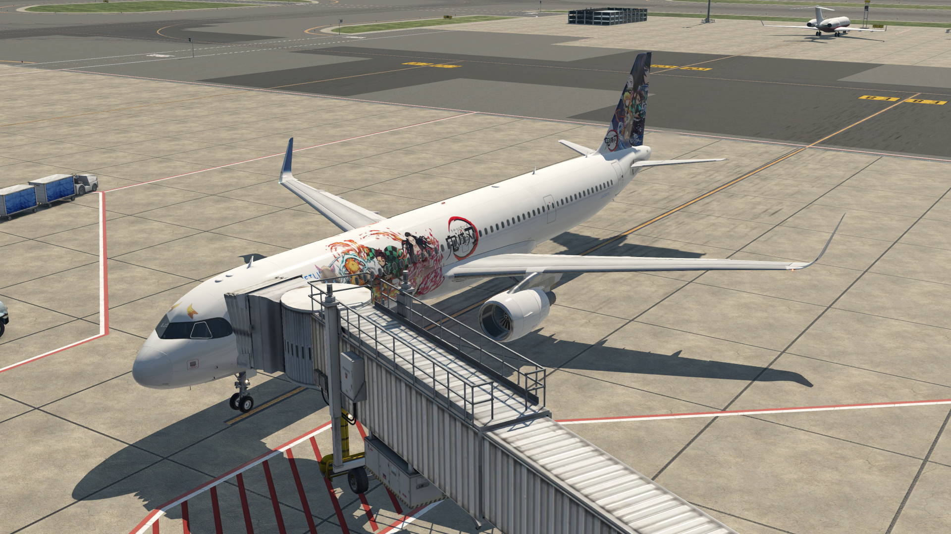 Kimetsu Jetliner A321-200 wingfence for Toliss321 (CFMI 56-5B) - Toliss ...