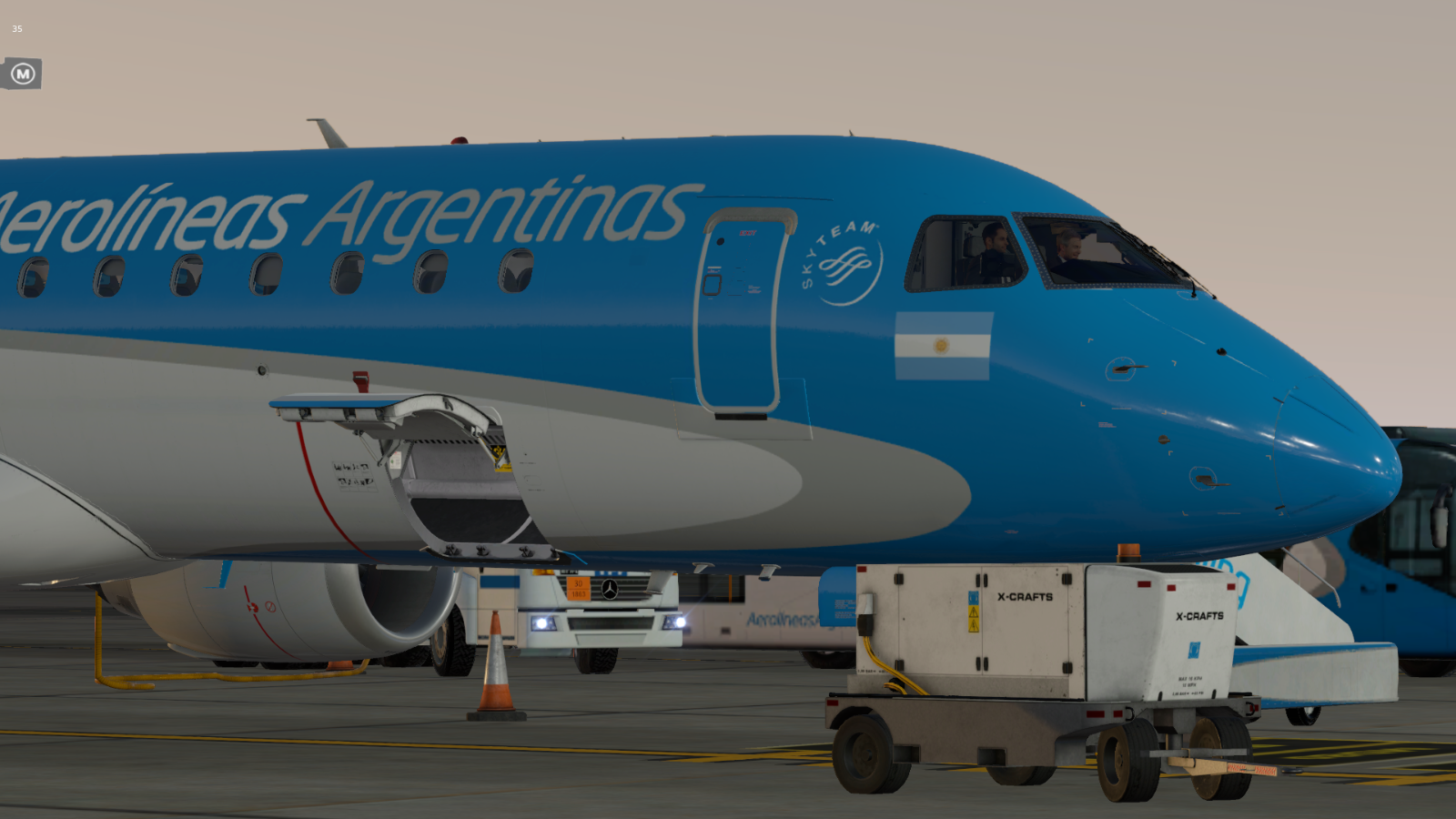 Aerolineas Argentinas Embraer 190 LV-CMA - Aircraft Skins - Liveries ...