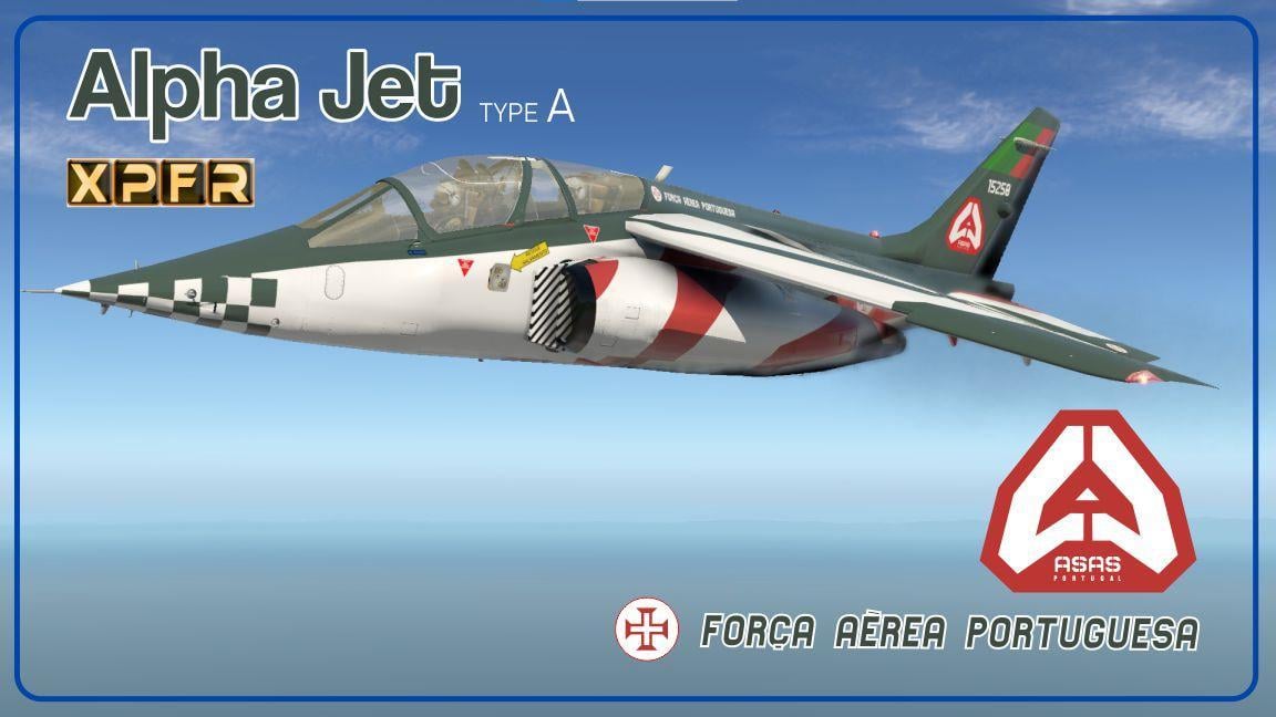 Alphajet-A [XPFR] ASAS | Força Aérea Portuguesa livery - Aircraft Skins ...