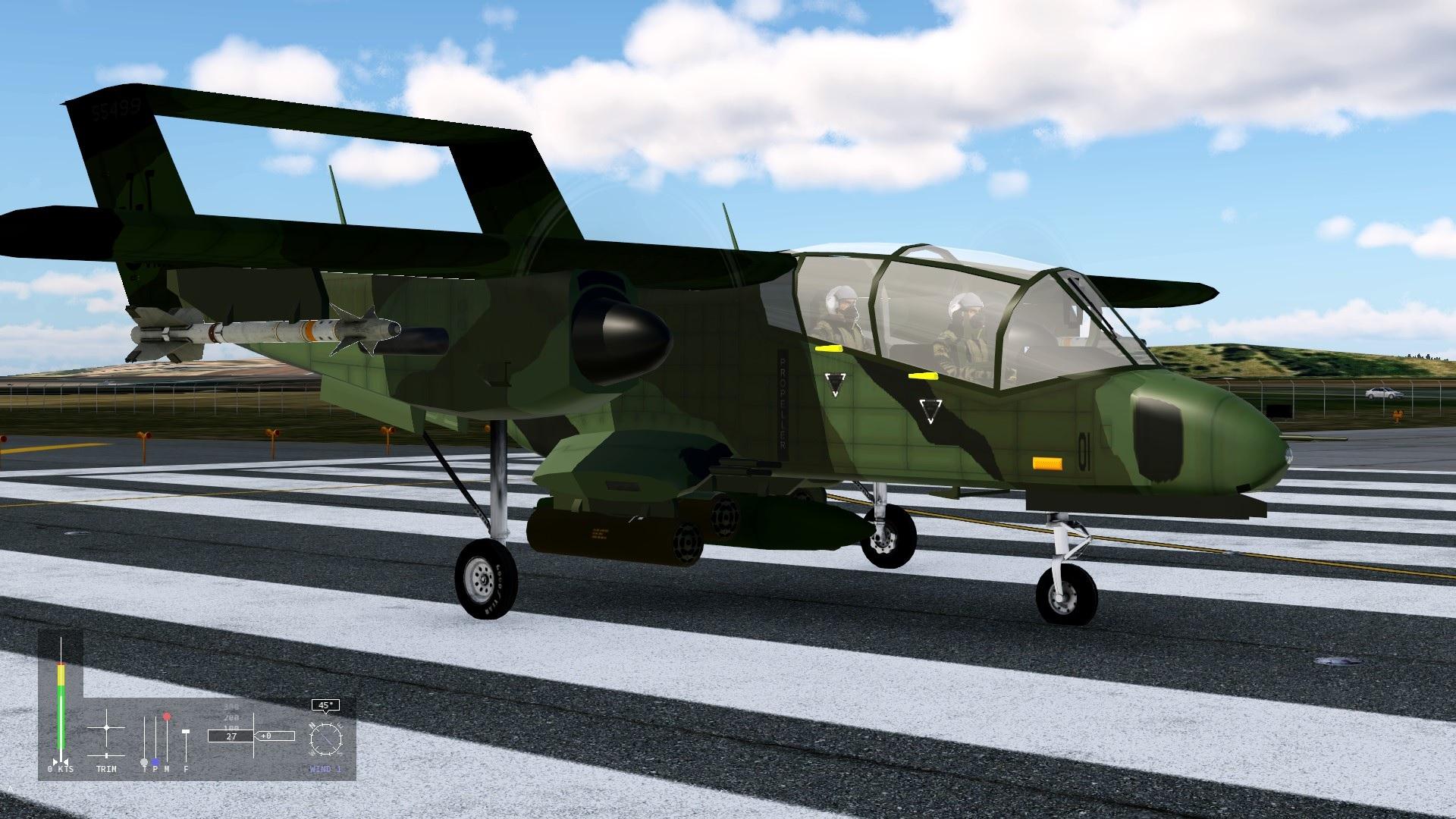 North American Rockwell OV-10A Bronco - Military Aircraft XP12 - X ...